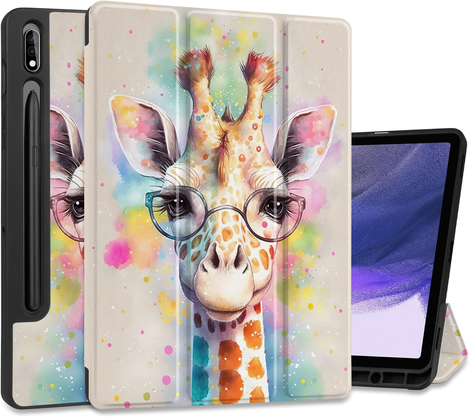 Amazon.com: Wazzasoft for Samsung Galaxy Tab S9 FE 5G/Tab S9 Case 2023 ...