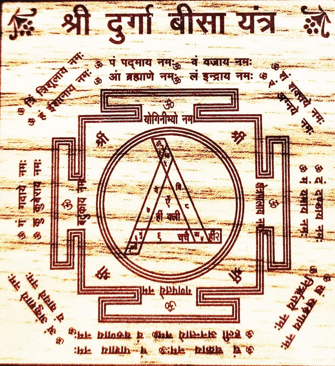 Buy DEV ALS Durga BISA Yantra ON BHOJPATRA/Shree Durga BISA/Laminated ...