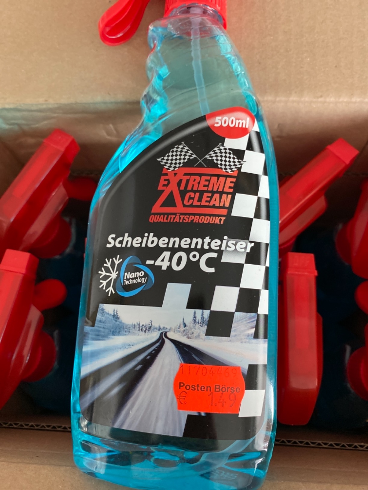 10x 500 ml Enteiser Scheibenenteiser Spray Auto Scheibenfrostschutz 5 L ...