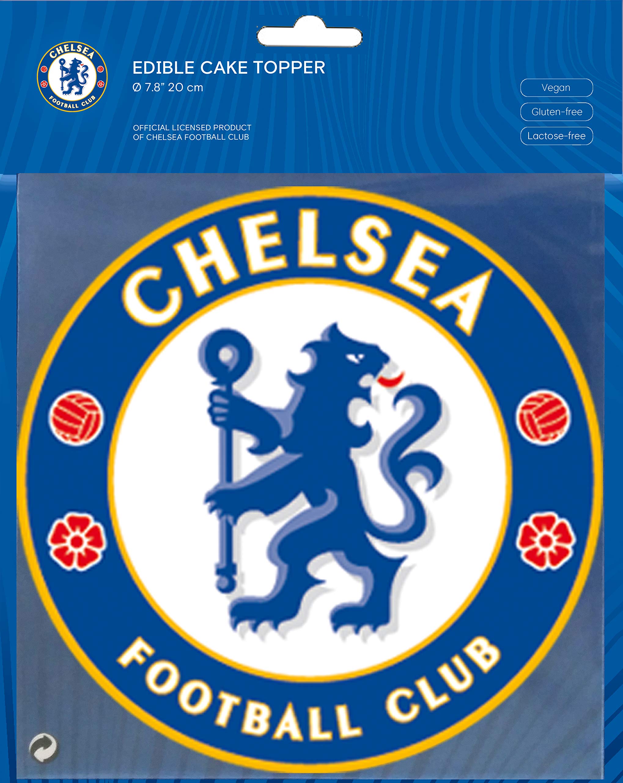Edible Cake Topper Chelsea FC 7.8 Ø Official Licensed Product: Buy ...