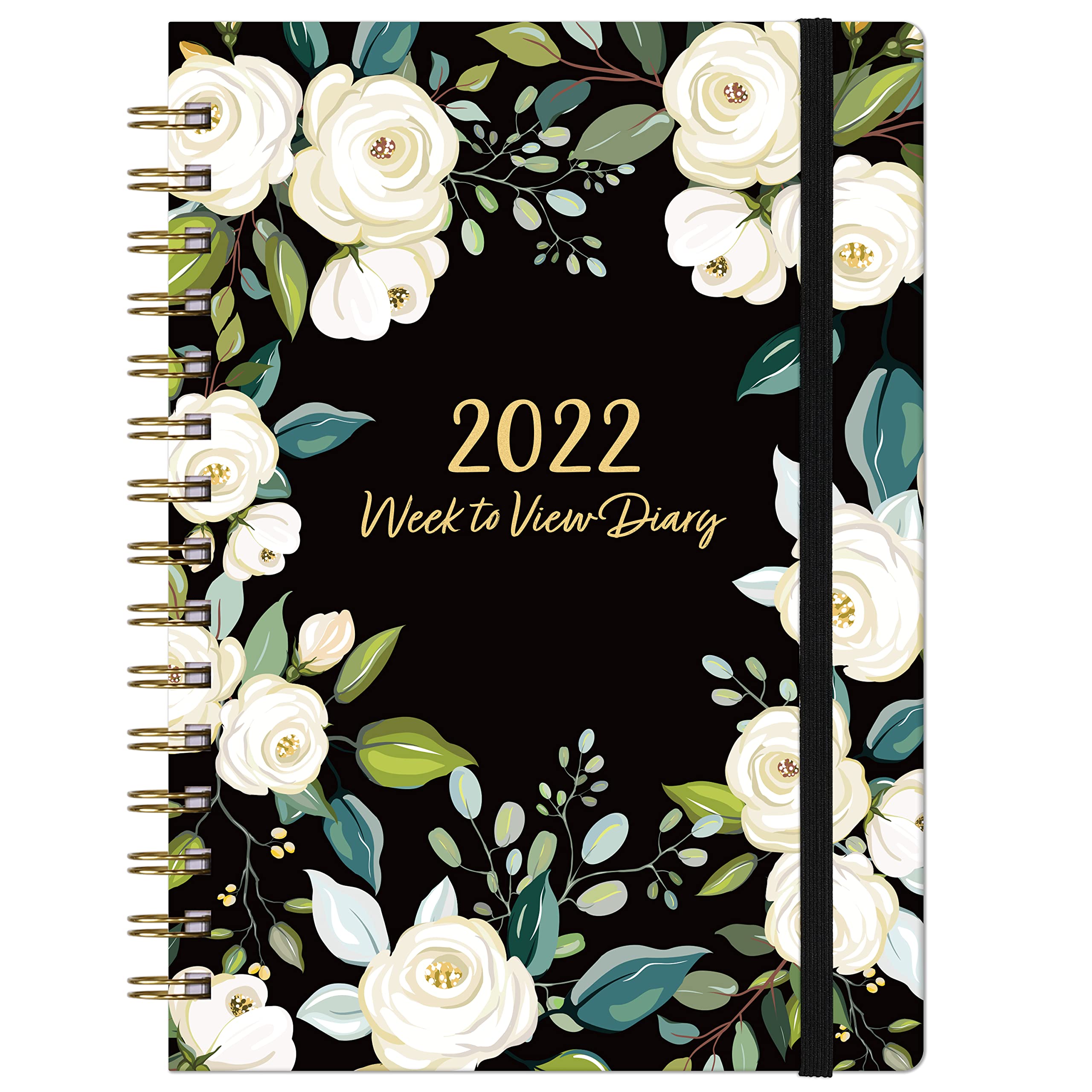 Buy 2022 Diary- A5 Diary 2022 Week to View, Jan 2022 - Dec 2022, Twin ...