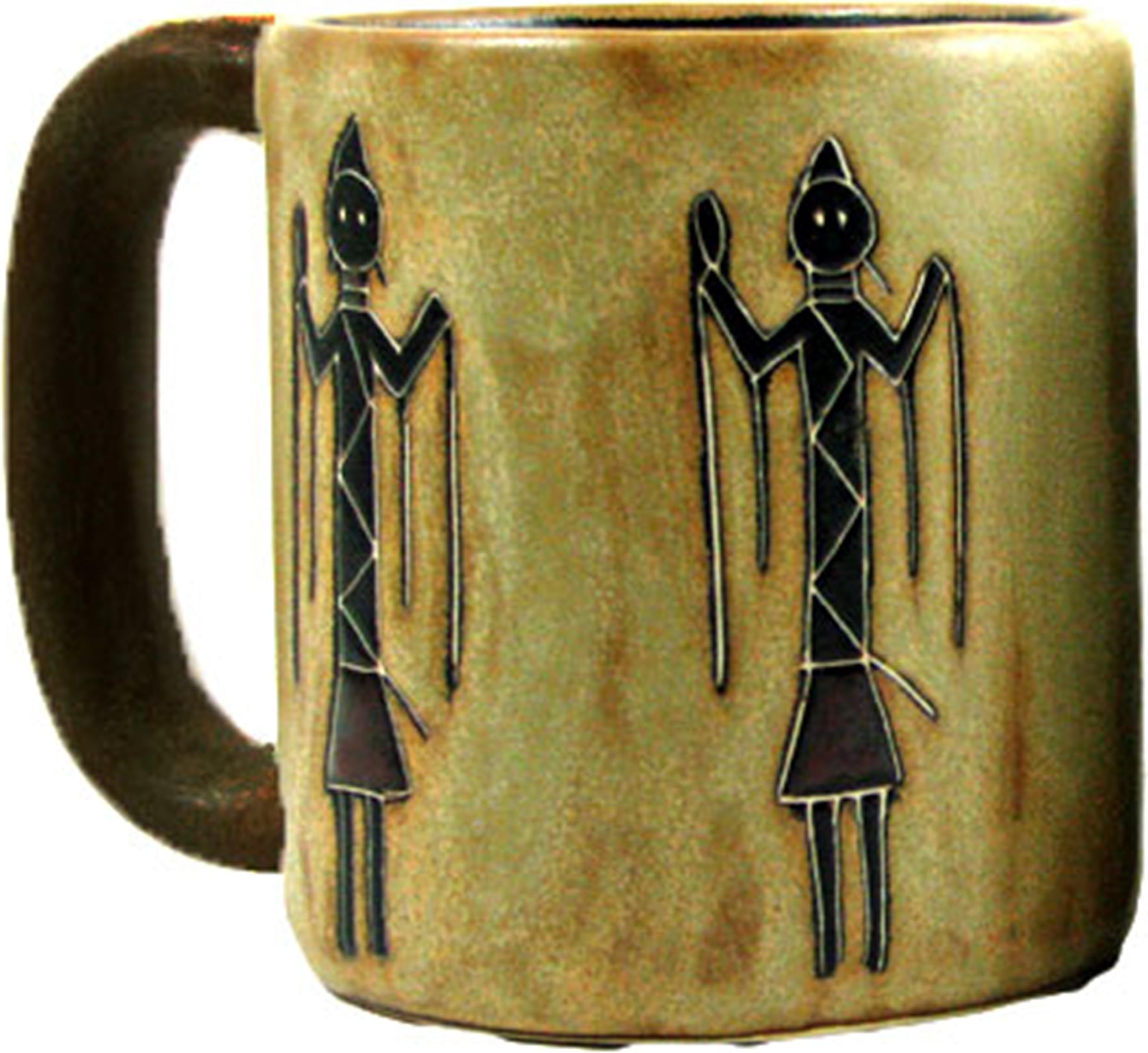Amazon.com: Set Of Two (2) MARA STONEWARE COLLECTION - 12 Oz Coffee Cup ...