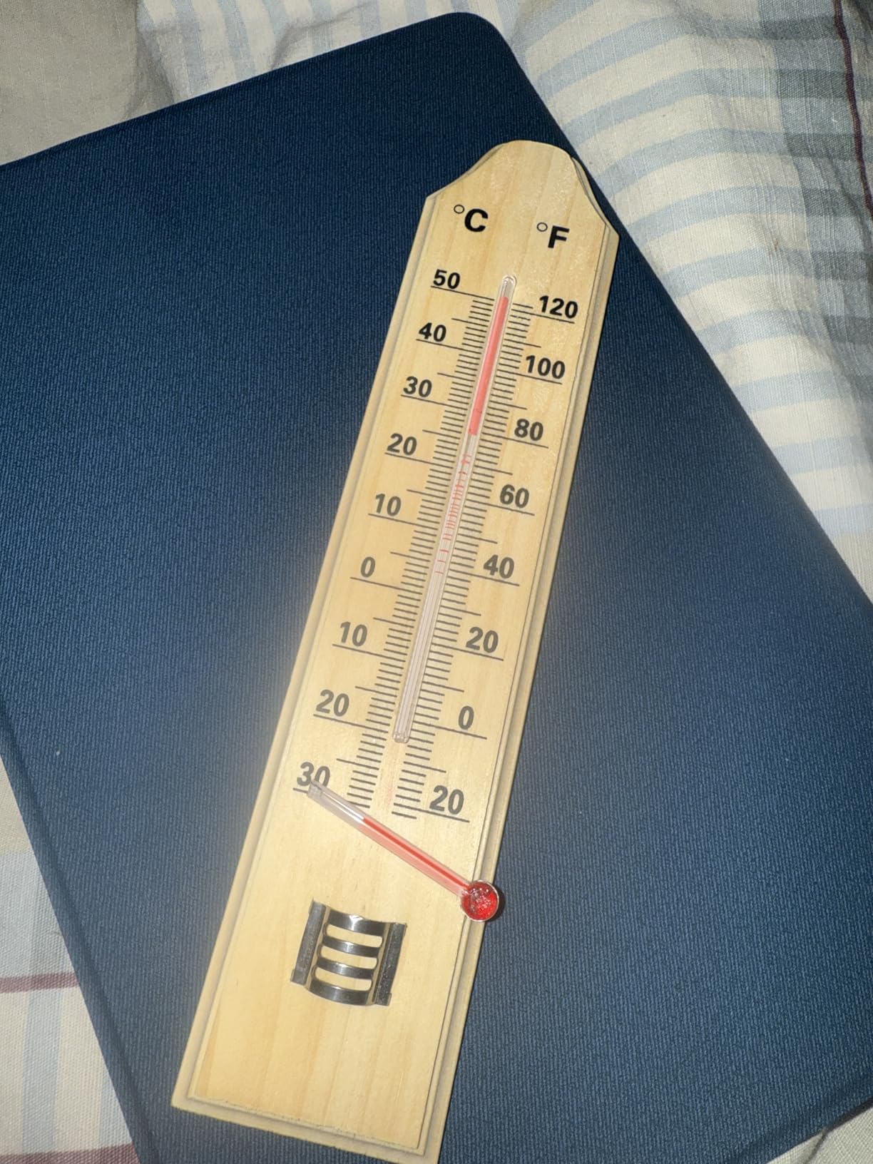 Feldspar Wooden Wall Thermometer, 22 x 5 cm Size : Amazon.com.au: Garden