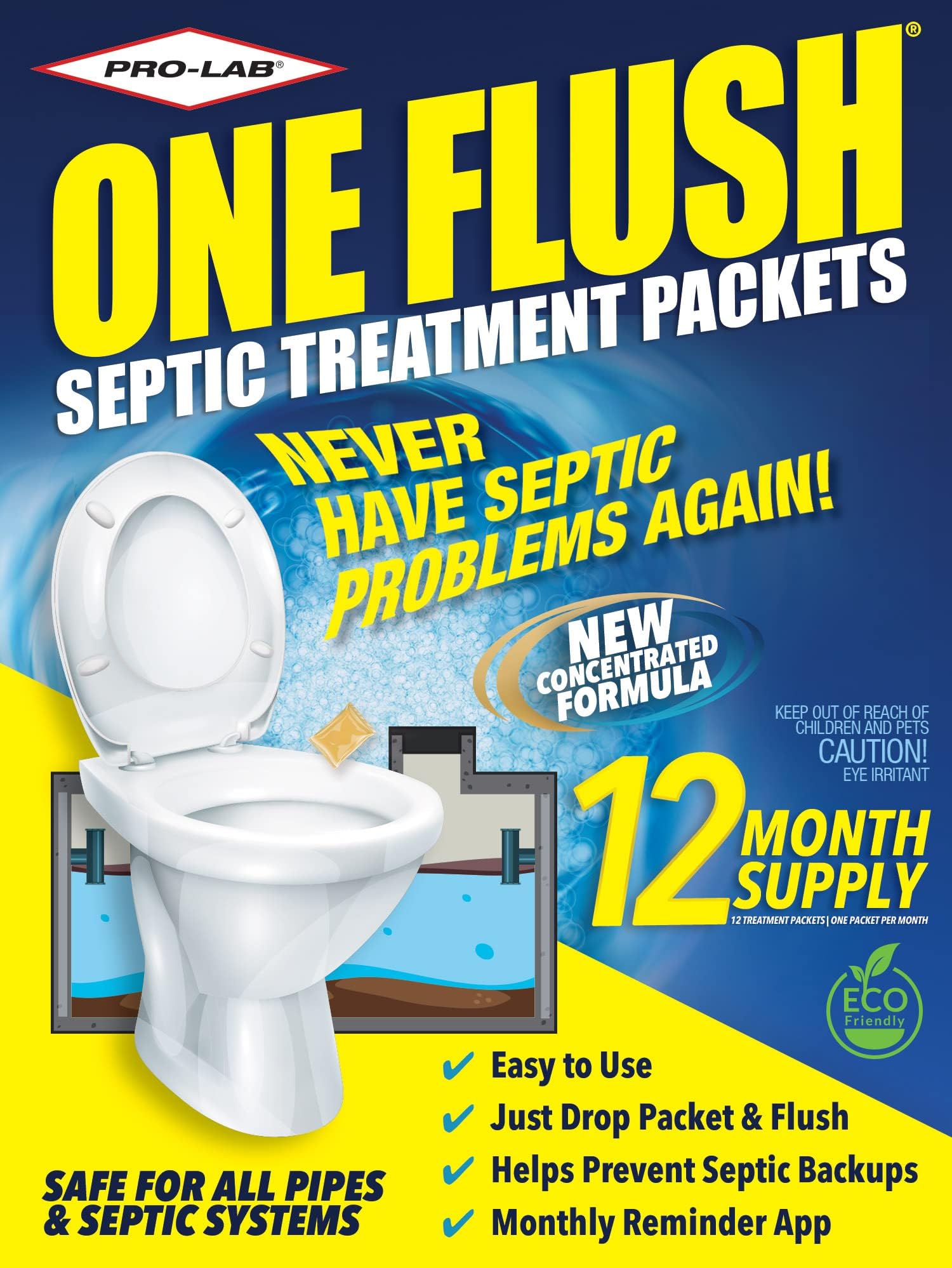 Amazon.com: SEPTIFIX Septic Tank Treatment Tabs - Live Aerobic Bacteria ...