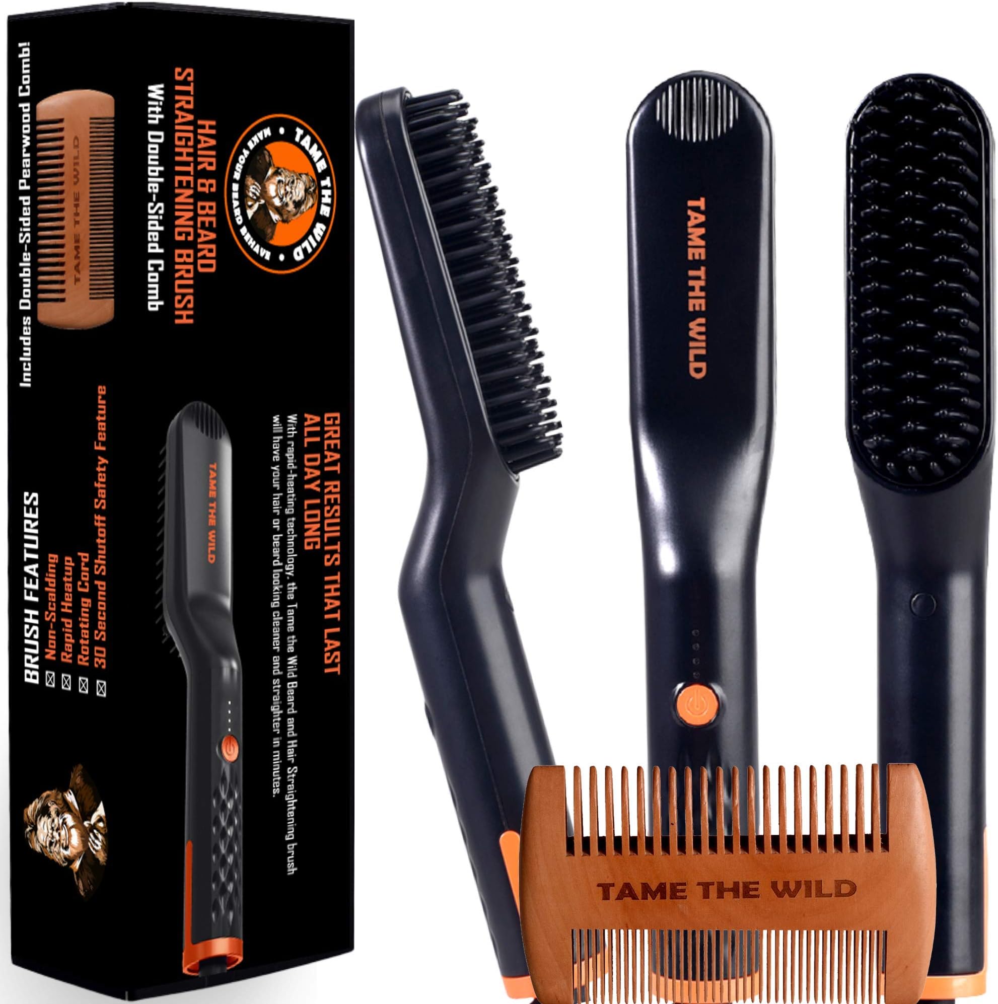 Amazon.com : Arkam Beard Straightener for Men -Premium Heated Beard ...