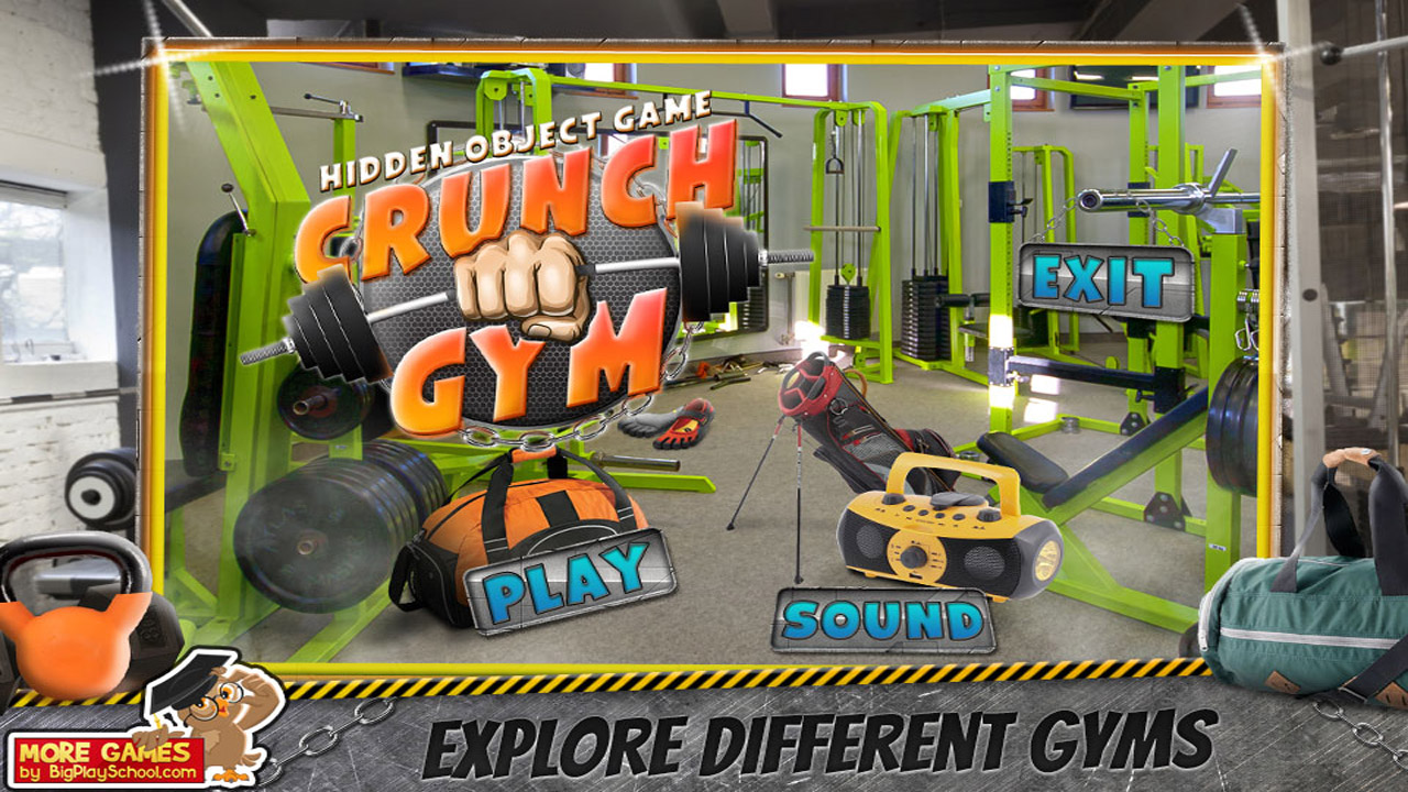 #32 - Crunch Gym - New Free Hidden Object Games - App on Amazon Appstore
