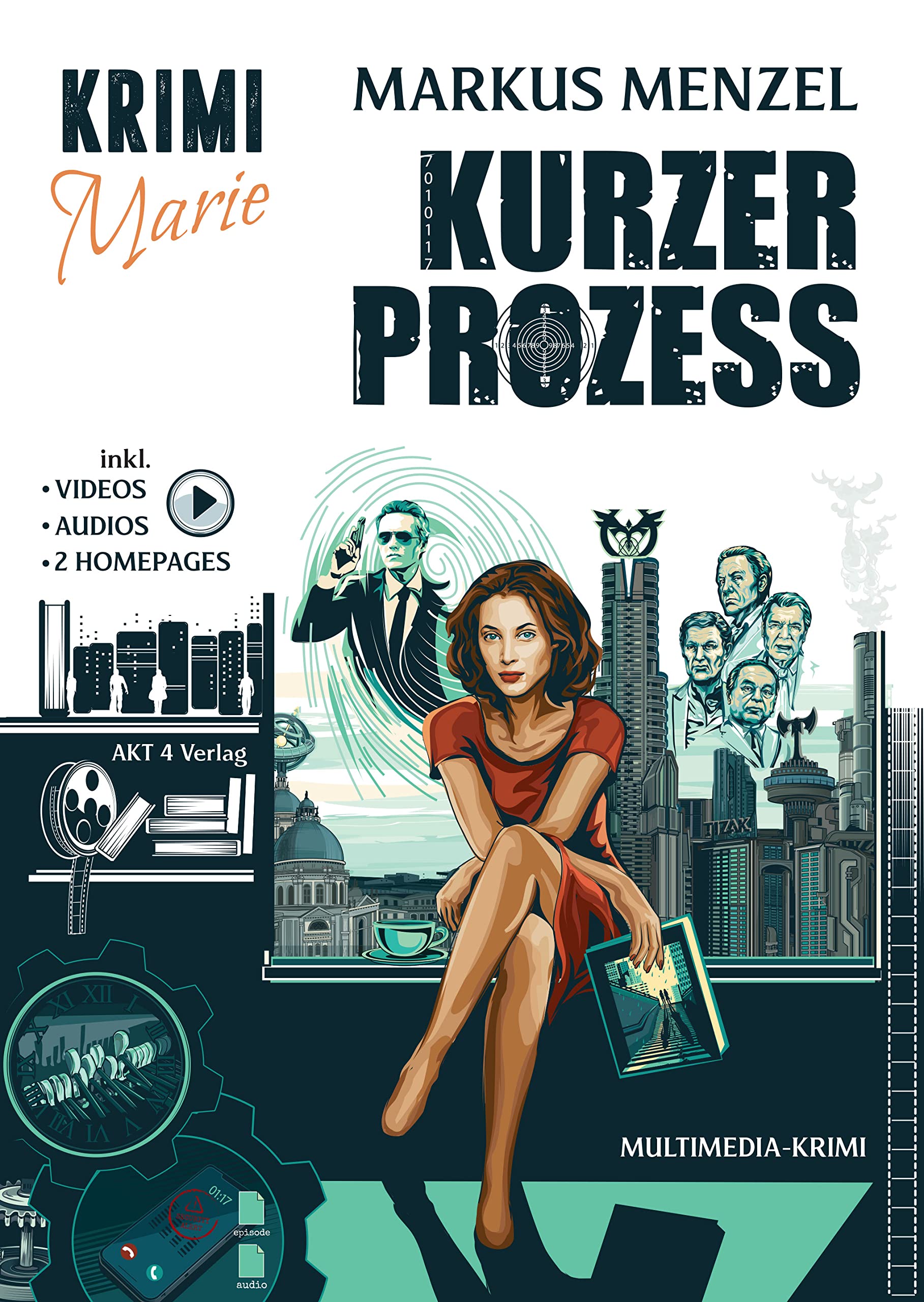 KRIMI MARIE -Kurzer Prozess- : Markus Menzel, AKT 4 Verlag: Amazon.de ...