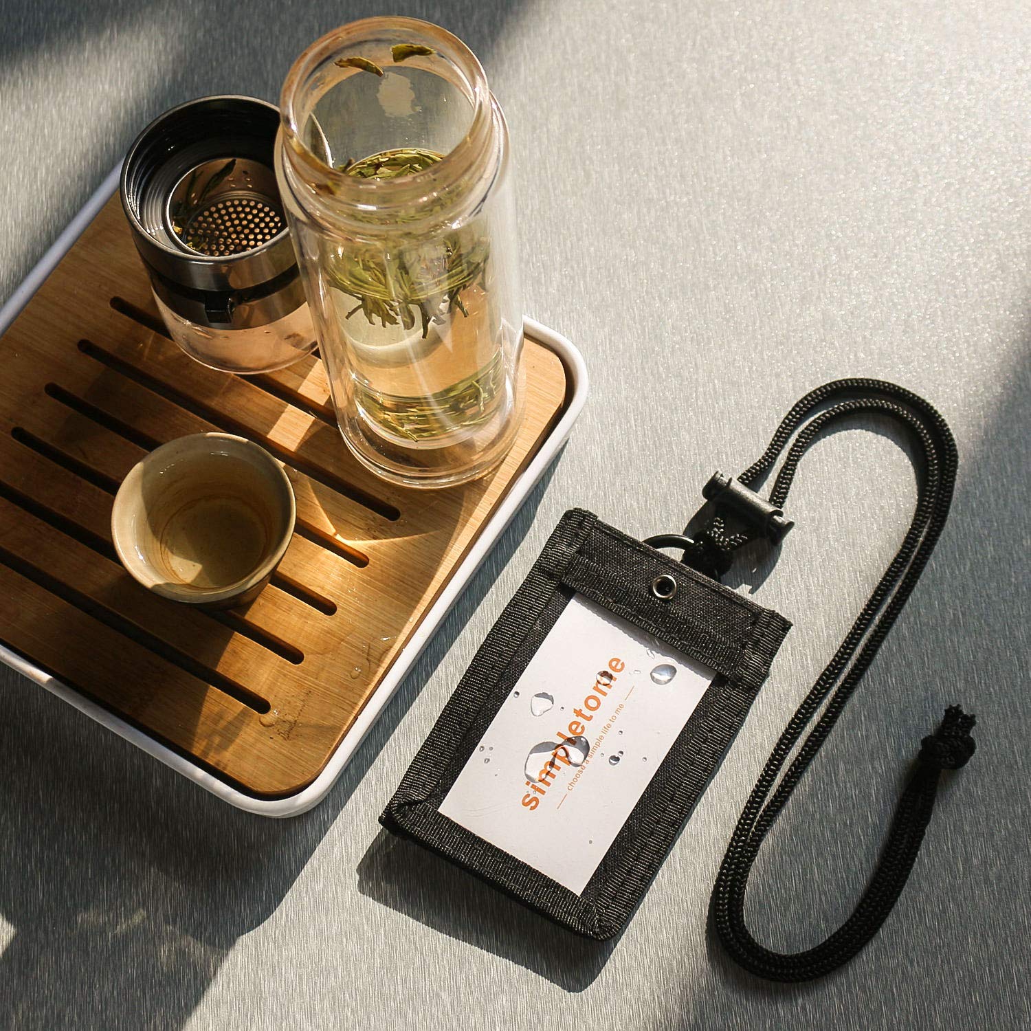 Snapklik.com : Simpletome ID Card Holder Tactical Durable 1000D Nylon ...