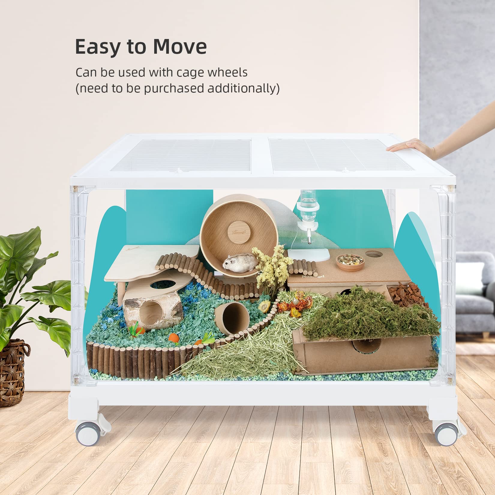 Snapklik.com : Stacker Hamster Cage Accessories - Stacker Cage Wheels ...