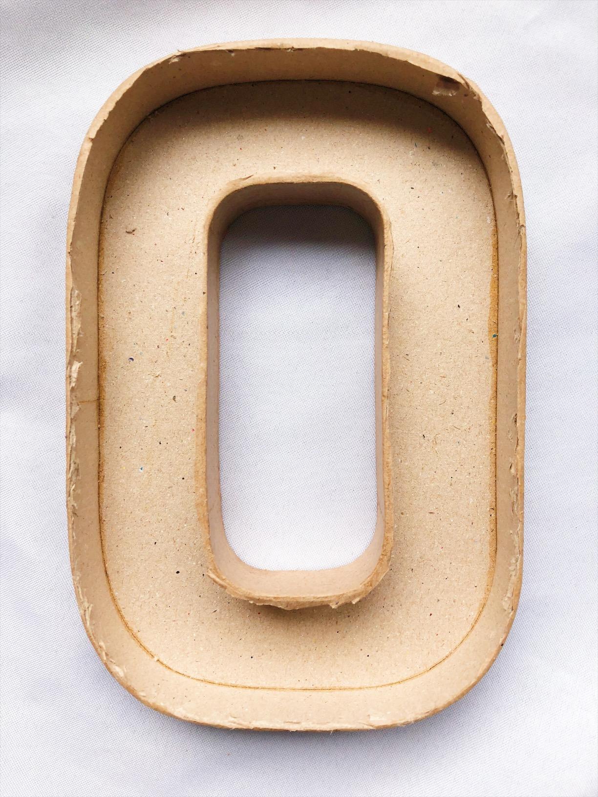 Amazon.com: Darice Paper Mache Letter - O - 8 x 5.5 x 1 inches