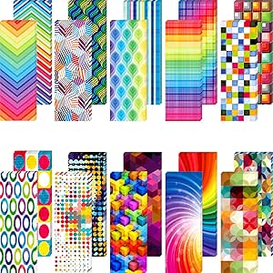 Amazon.com: Laminated Book Markers Optical Bookmarks Reading Creative ...