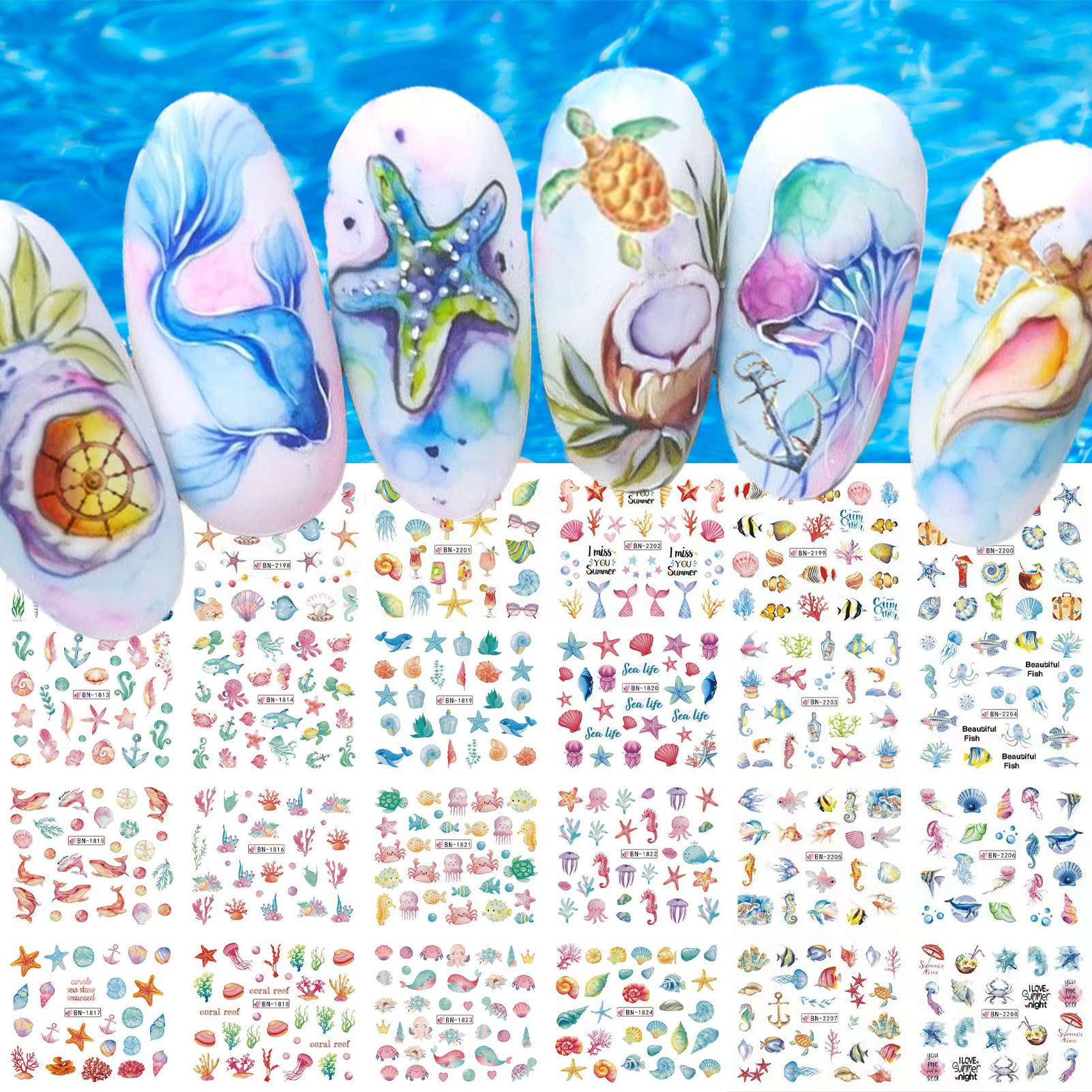 Anchor Nail Art Sticker