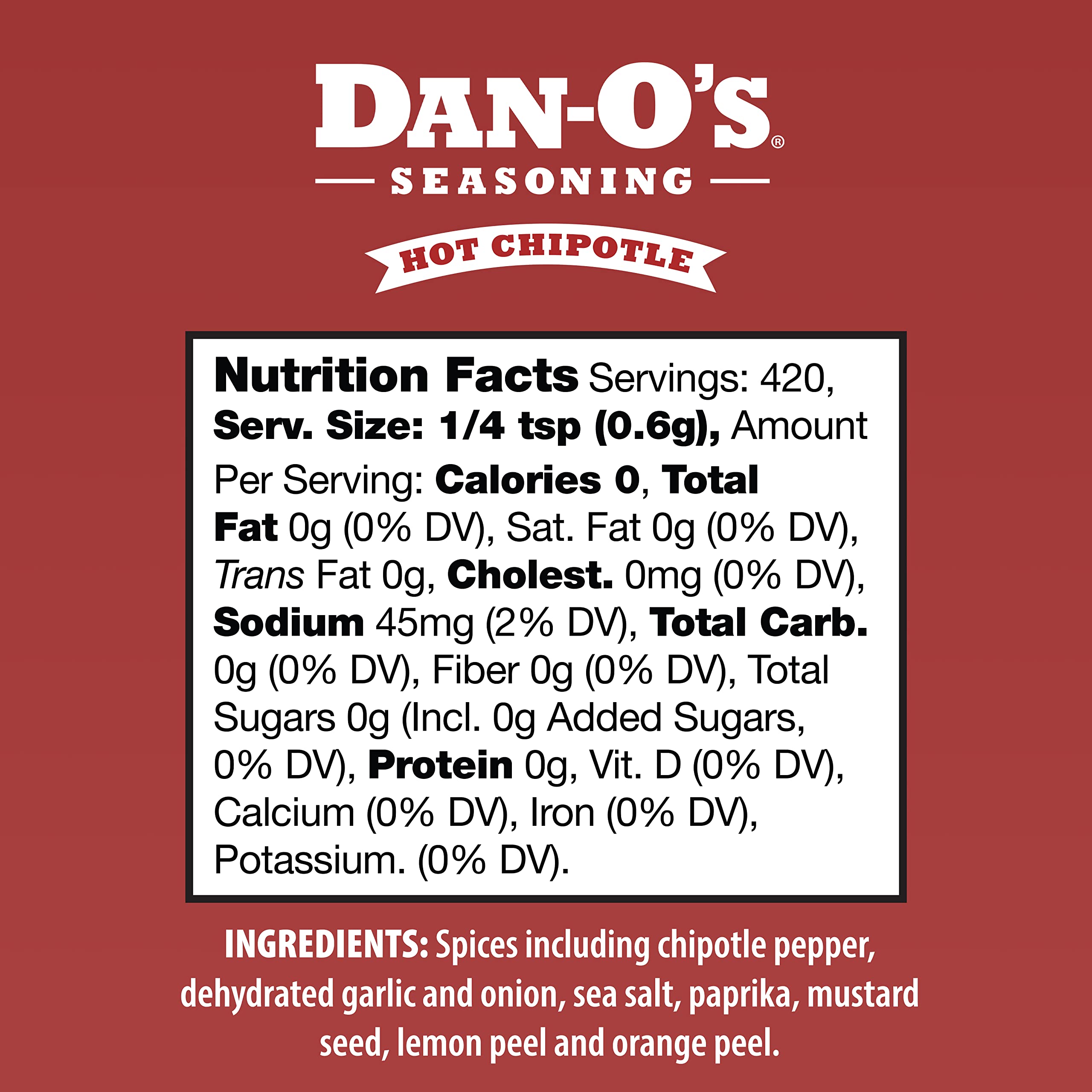 Snapklik.com : Dan-Os Seasoning ChipotleMedium Bottle1 Pack