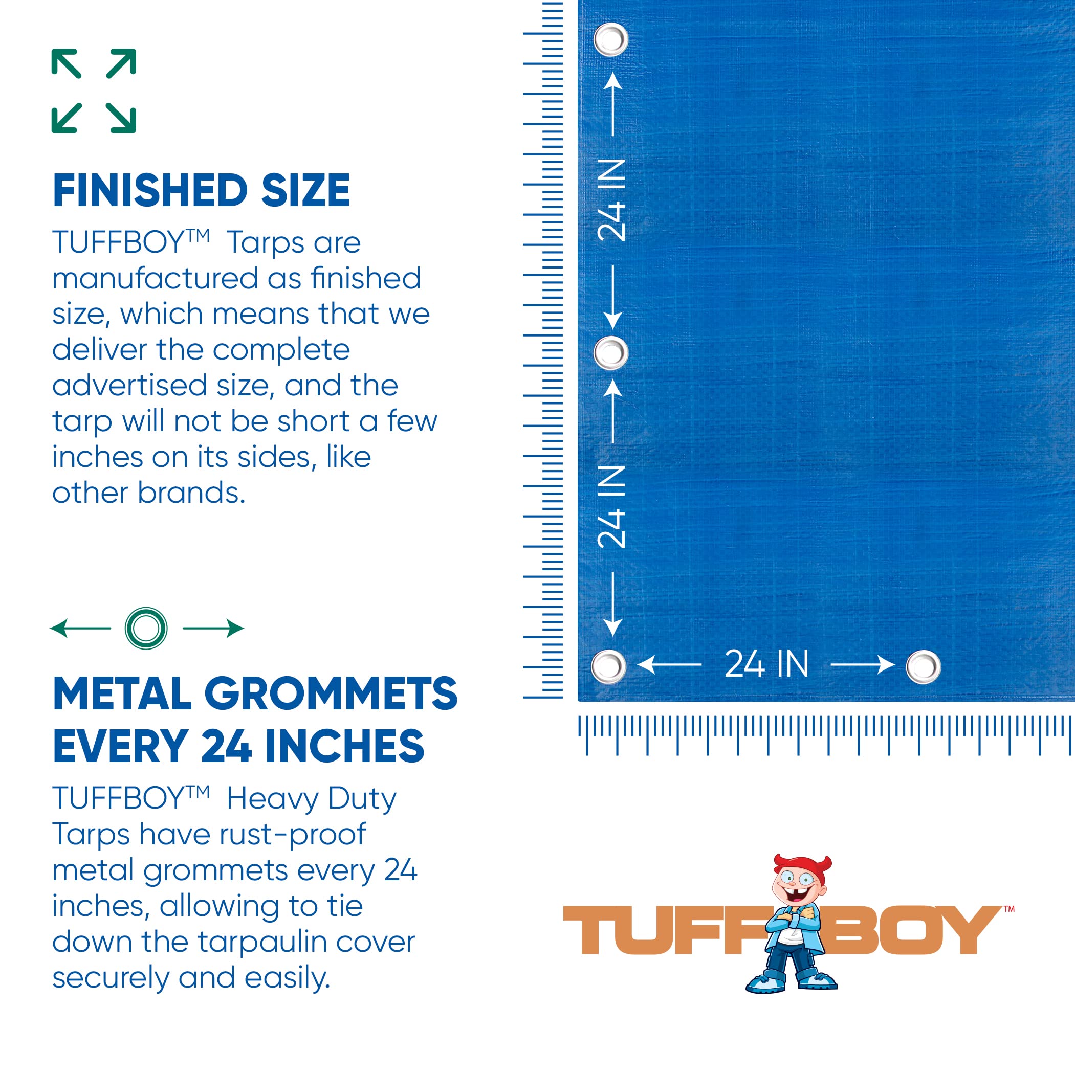 Snapklik.com : TUFFBOY 10x20 Waterproof Tarp 5 MIL Heavy-Duty Poly Tarp ...