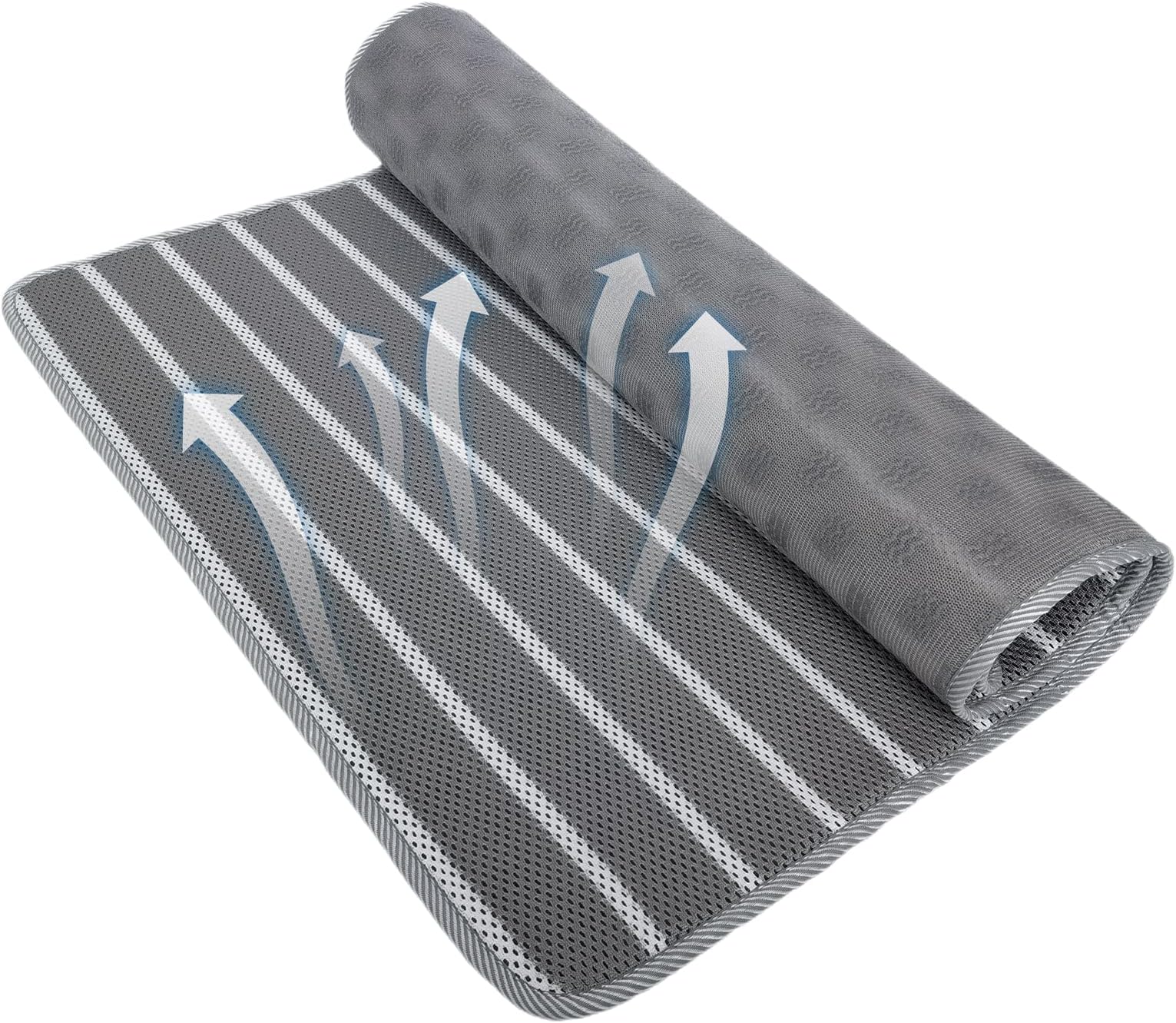 Amazon.com : REEZEIVI Dog Crate mat with Anti-Slip Bottom,3D air mesh ...