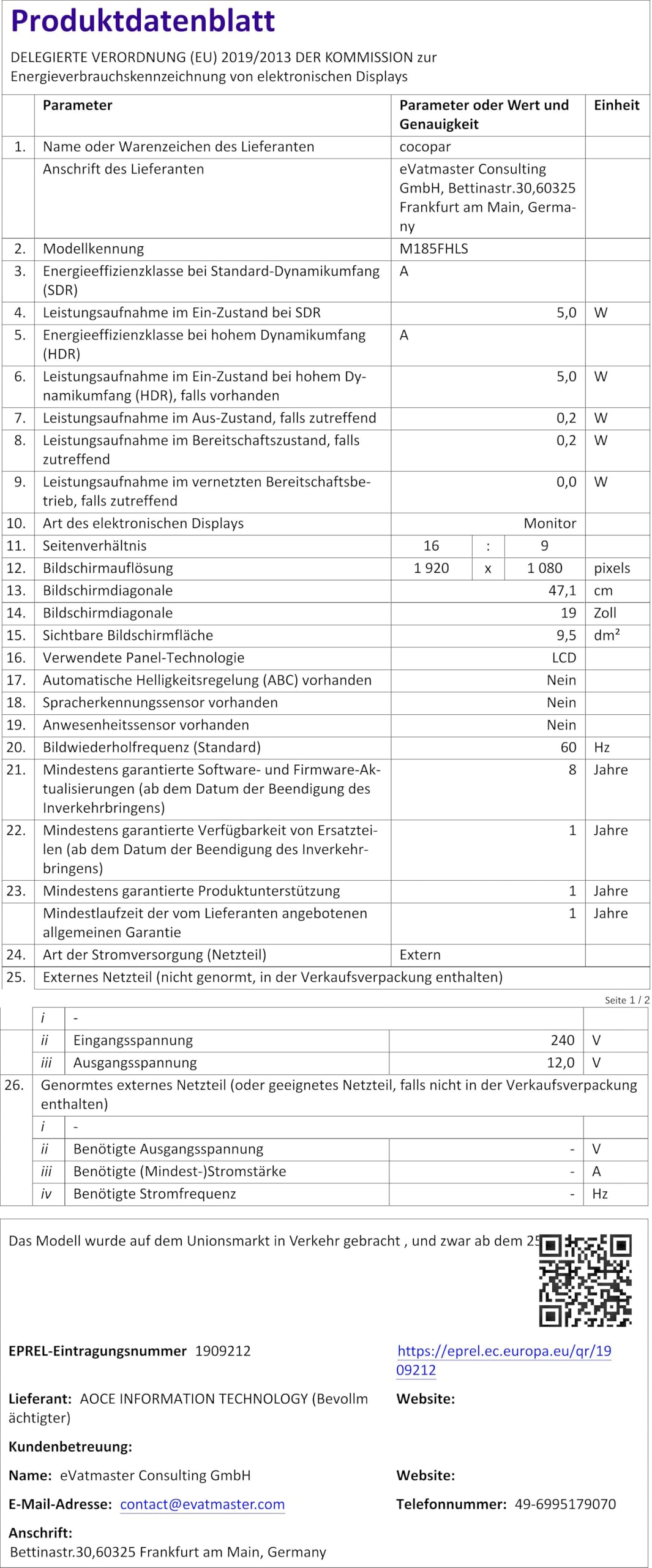 UPERFECT Gaming Monitor 144Hz 18" Portable Monitor 2K 2560x1600 mit ...