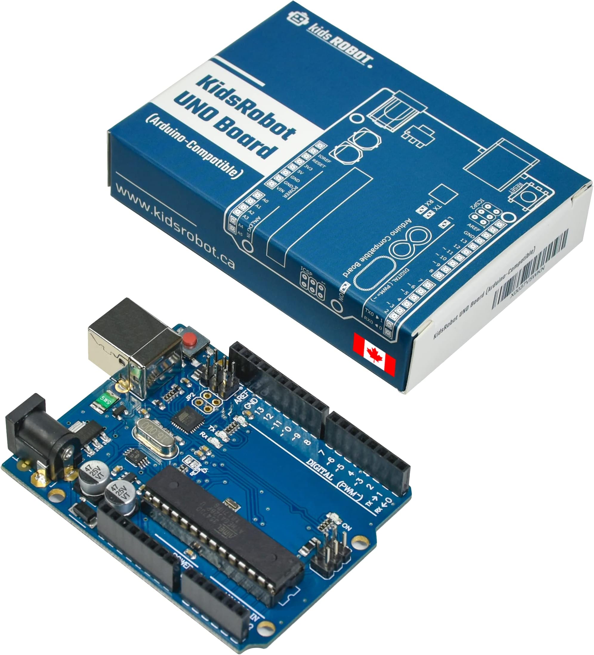 Canaduino 2 X Atmega328p Pu Replacement Chip For Arduino Uno R3 Bootloader