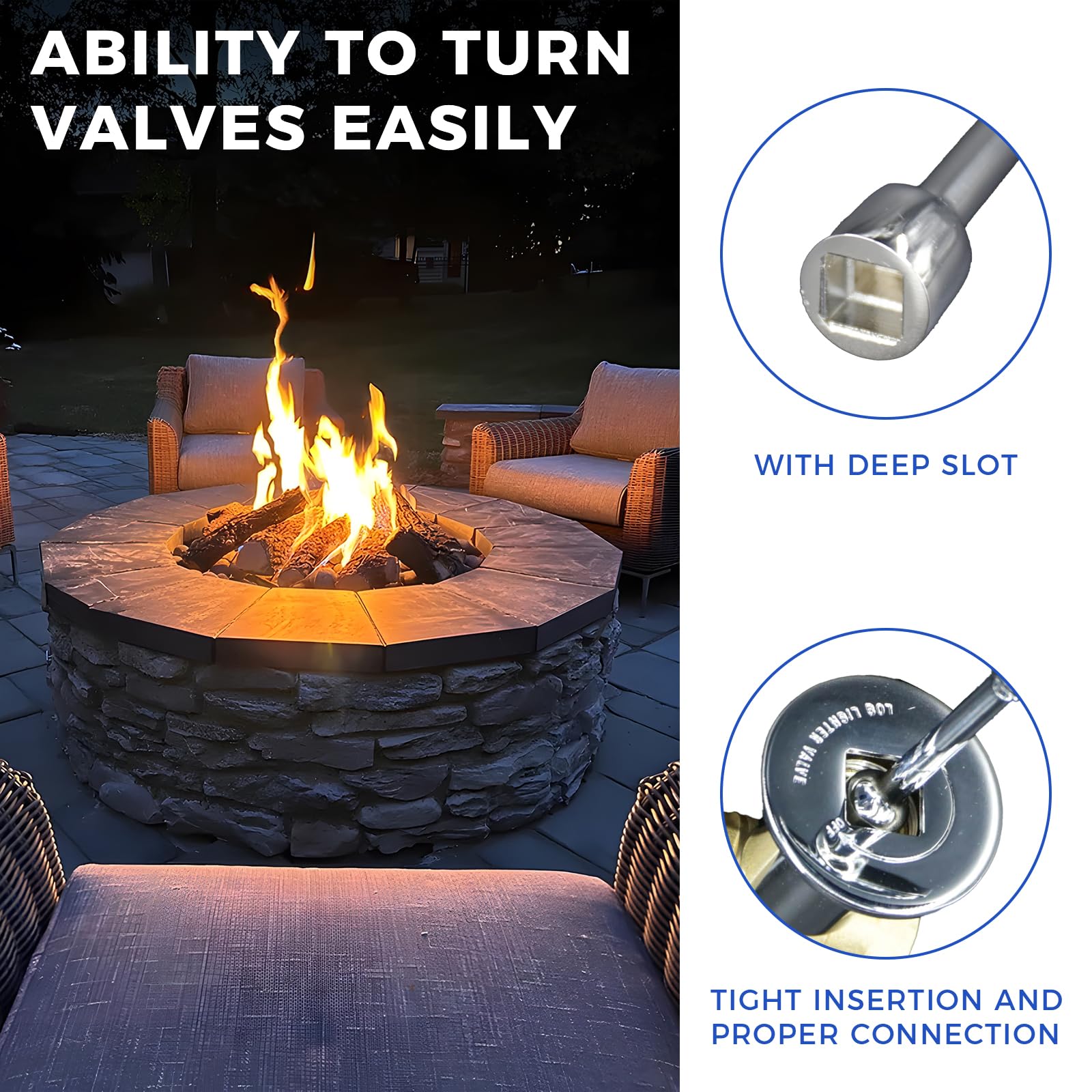 Fireplace Gas Key