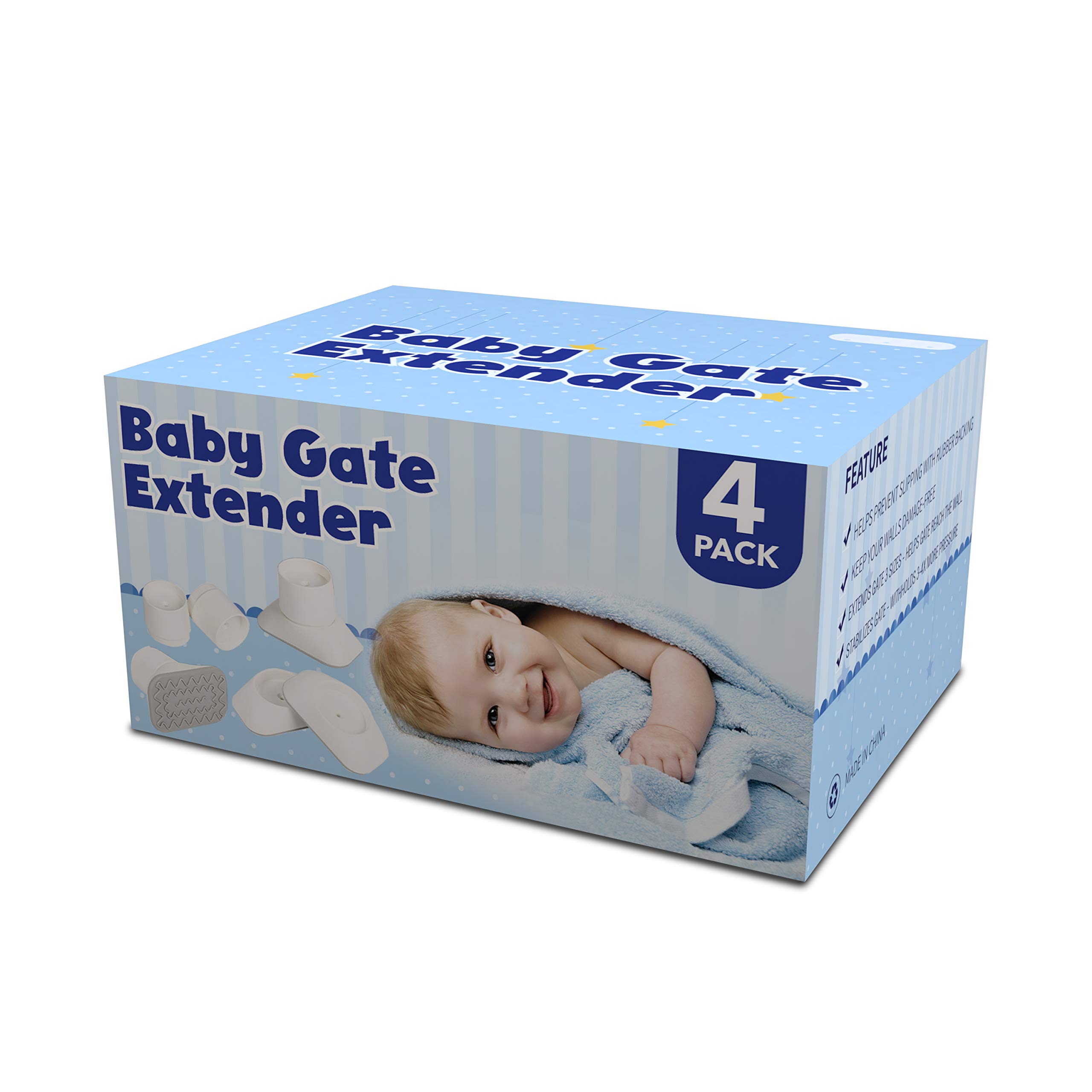 Snapklik.com : Baby Gate Extender Wall Protector - Pressure Mounted ...