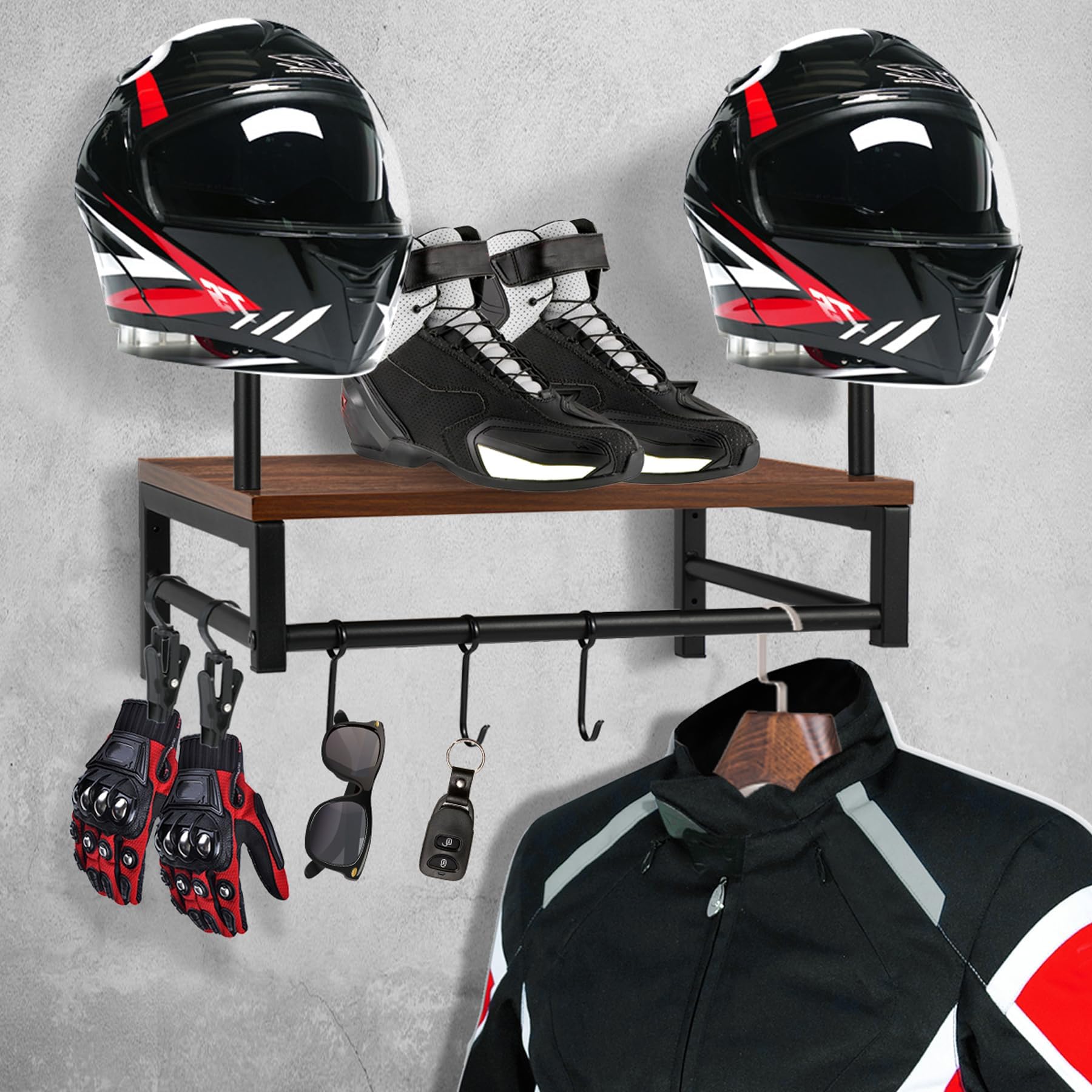 Amazon.com: SailStart Motorcycle Helmet Holder Wall Mount,Motorcycle ...