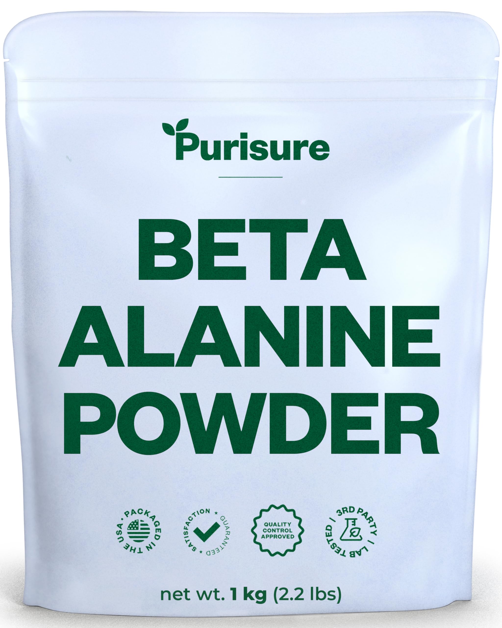 Amazon.com: Purisure Beta Alanine Powder 1kg, Pure Beta Alanine Pre ...