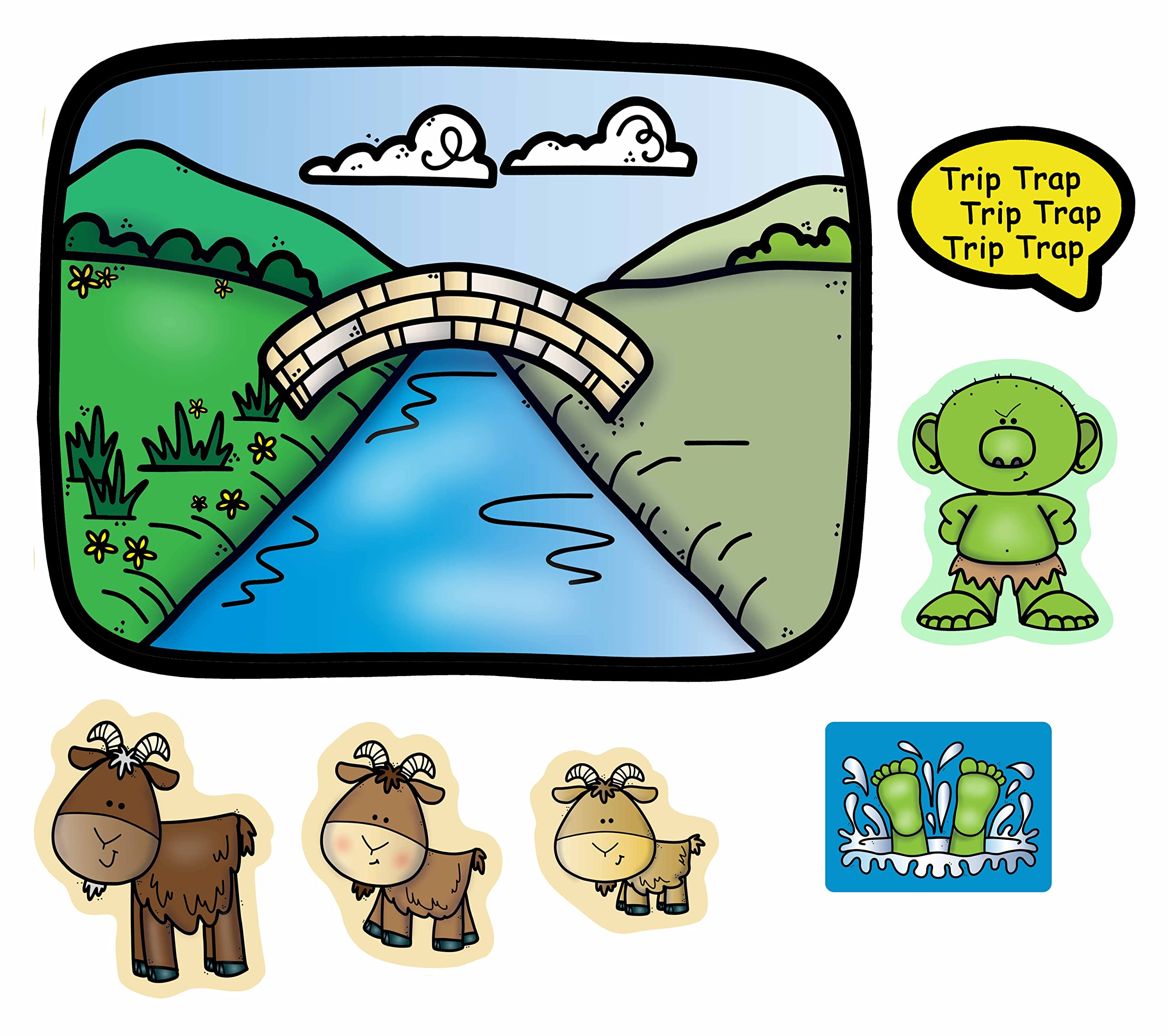 Billy Goats Gruff Clip Art