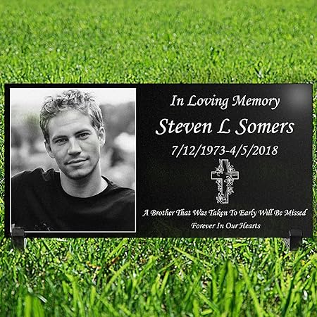 Amazon.com: Grave Marker Stand, Board Size 12x6 in Marker Holder Iron ...