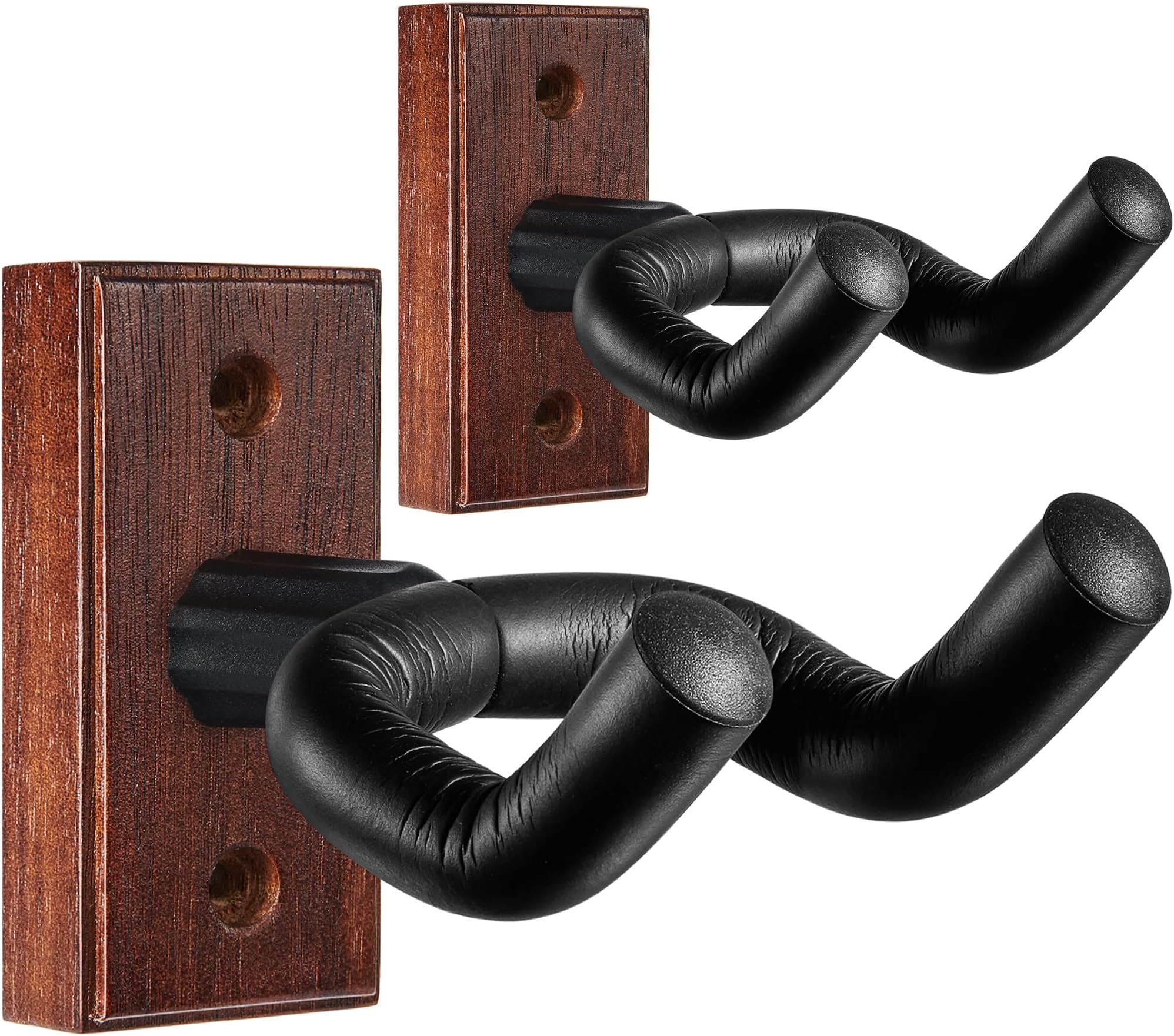 Amazon.com: WOGOD Guitar Wall Mount Hanger - Solid Wood Holder for ...