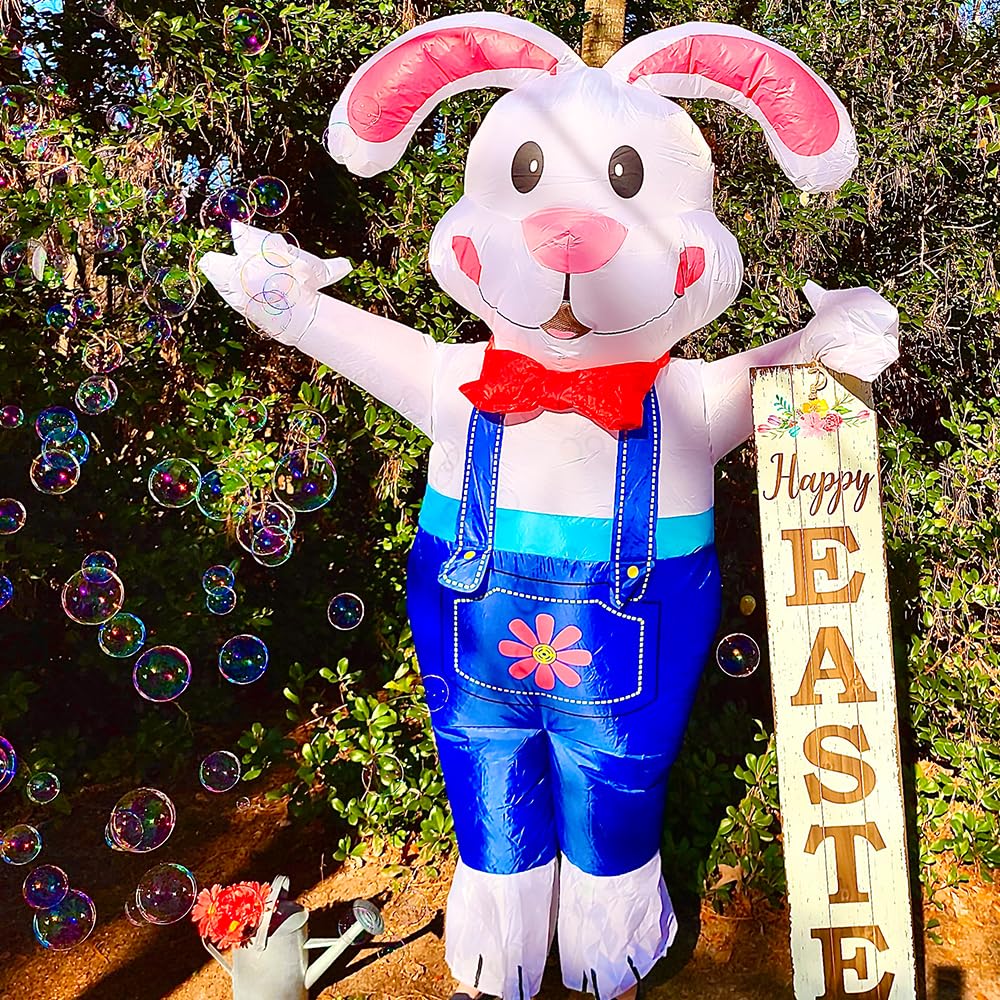 Snapklik.com : Easter Inflatable Costume Adult Bunny Blow Up Rabbit ...