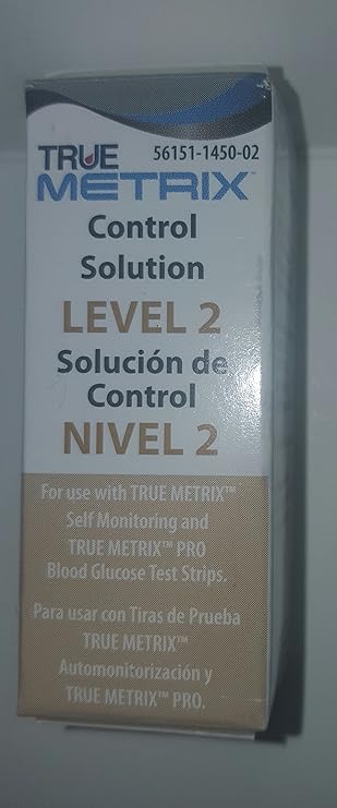 Control Solution Level 2 for TRUE Metrix Meter (1 Each) : Health ...