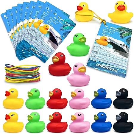 Amazon.com : Duck Tags, Duck Tags for Cruising, 20 Pcs Rubber Ducks, 20 ...