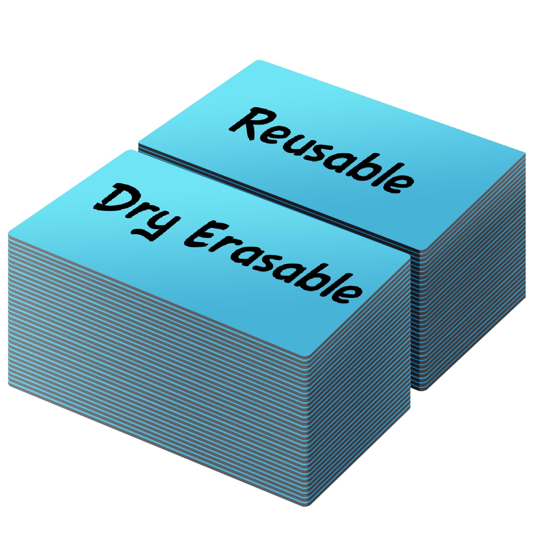 LLPT Dry Erase Magnetic Labels | 50PCS | Blank Writable Magnet Stickers ...