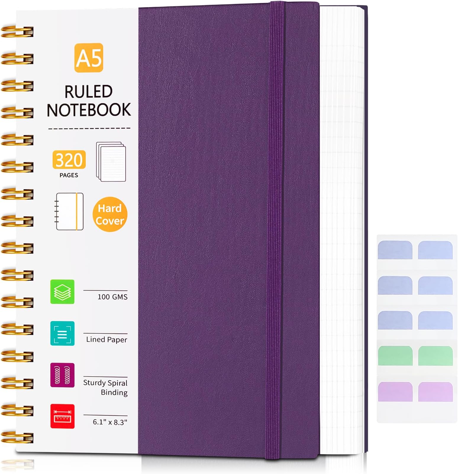 Amazon.com : FLVGE Vintage Floral Spiral Notebook Journal, Retro Floral ...