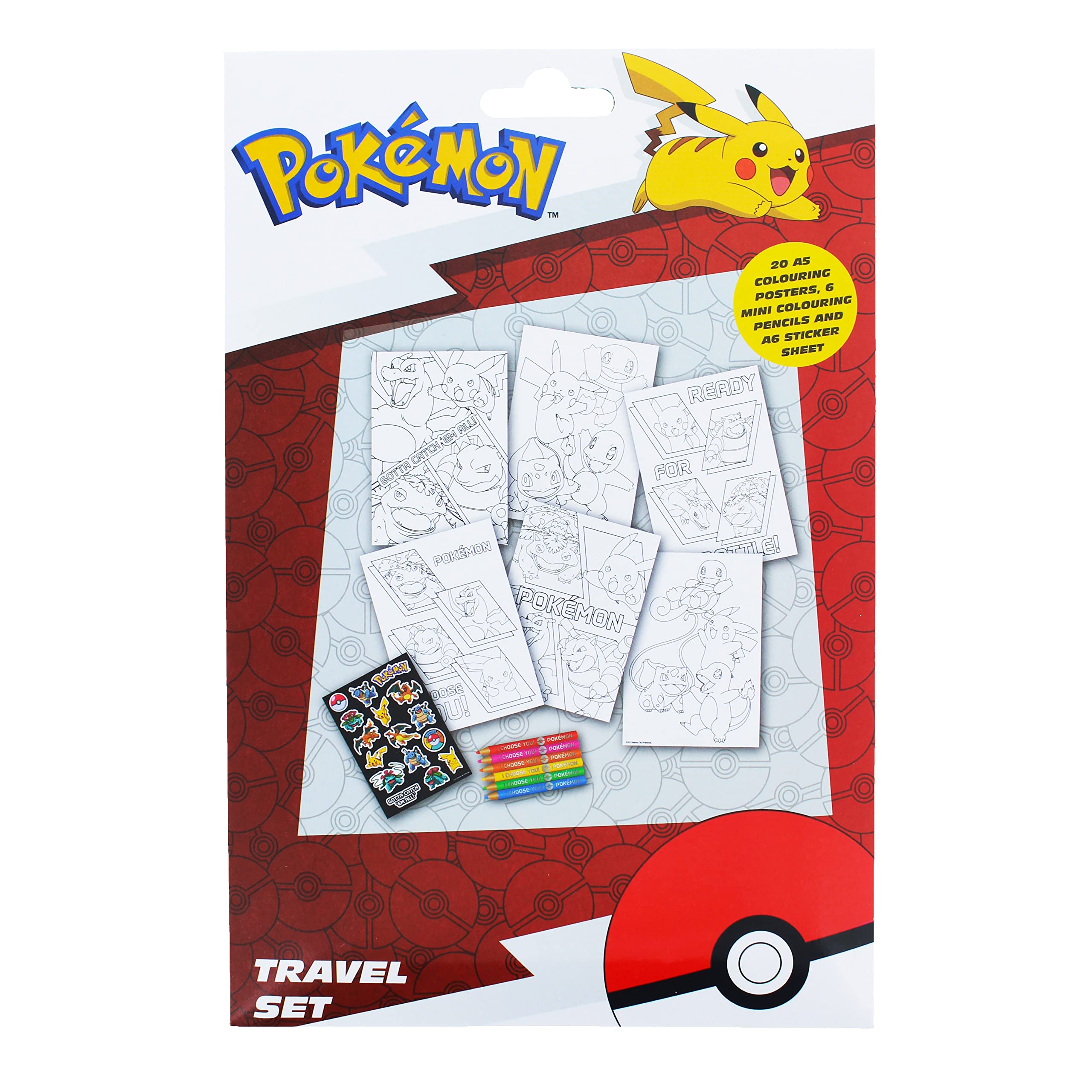 Buy Blueprint Collections Pokemon Set | Pokemon Travel Set | Pokemon ...