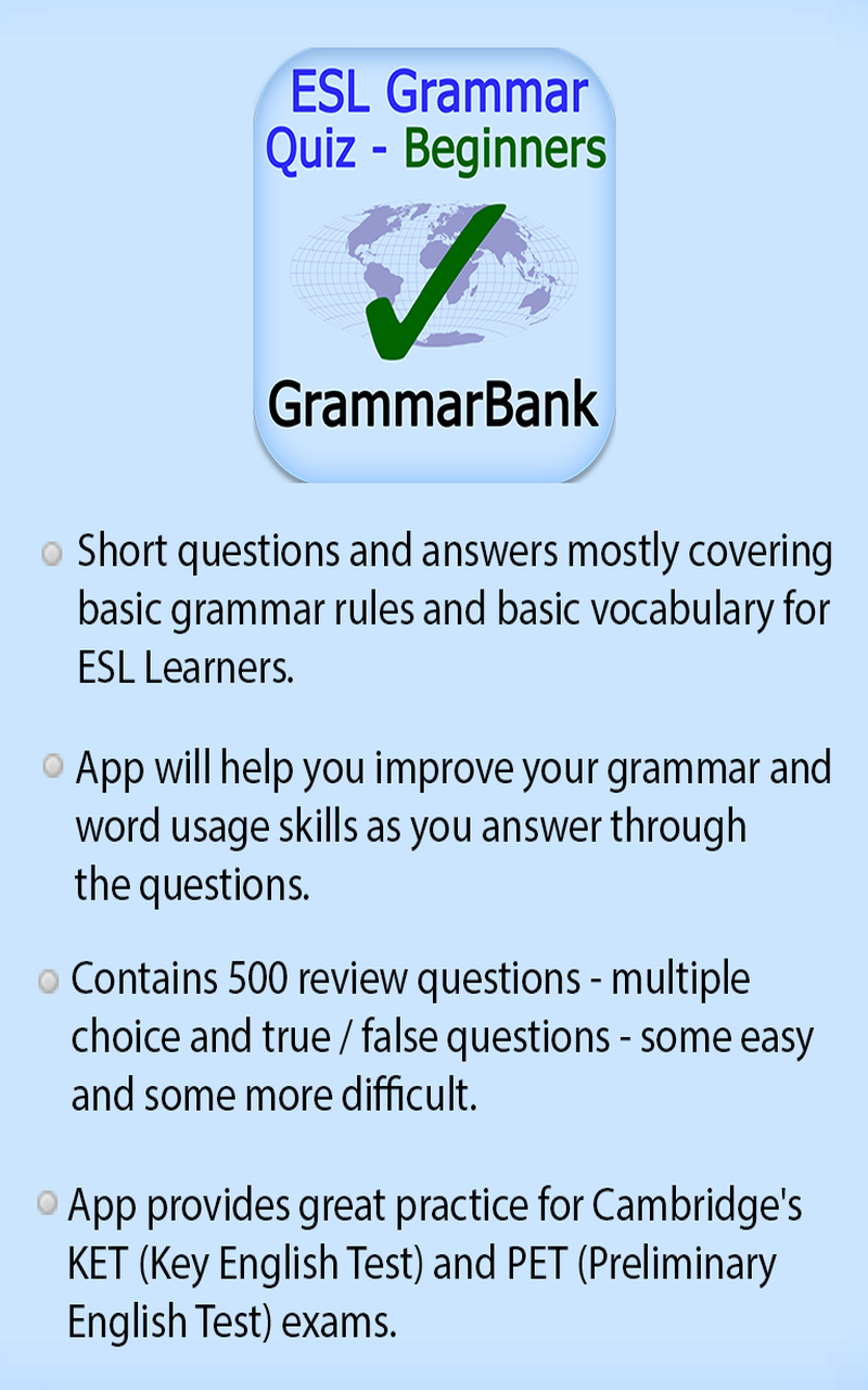 Esl Picture Vocabulary Grammarbank Cambridge English Qualifications: