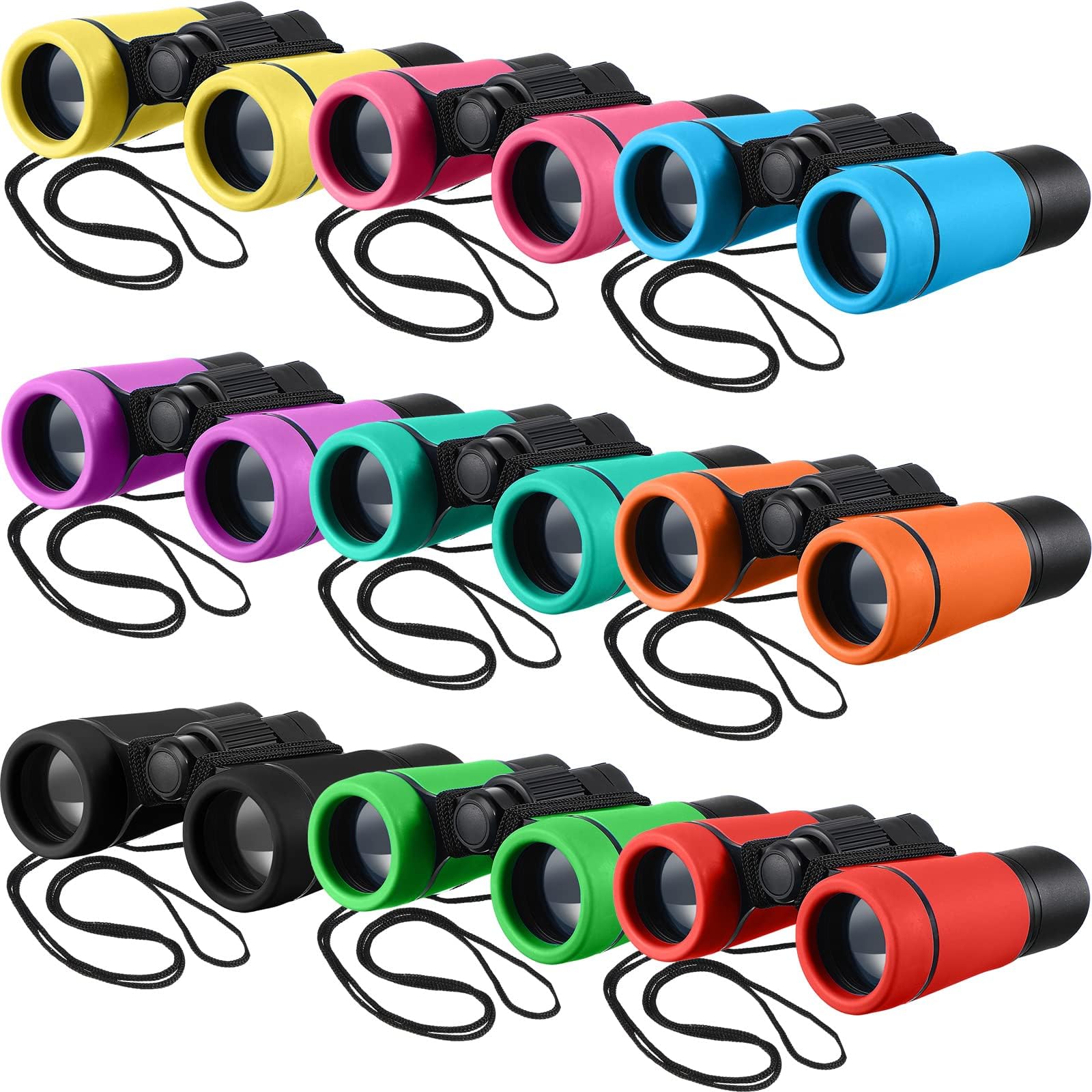 Amazon.com: Jiuguva 50 Pack Binoculars for Boys Girls Small Compact Toy ...