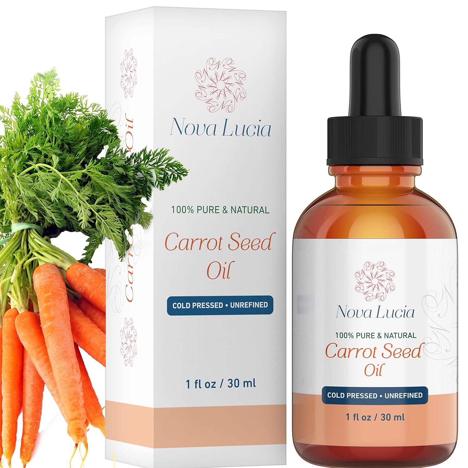 Amazon.com: Carrot Seed Oil Organic Body Oil Cold Pressed Natural Hair ...