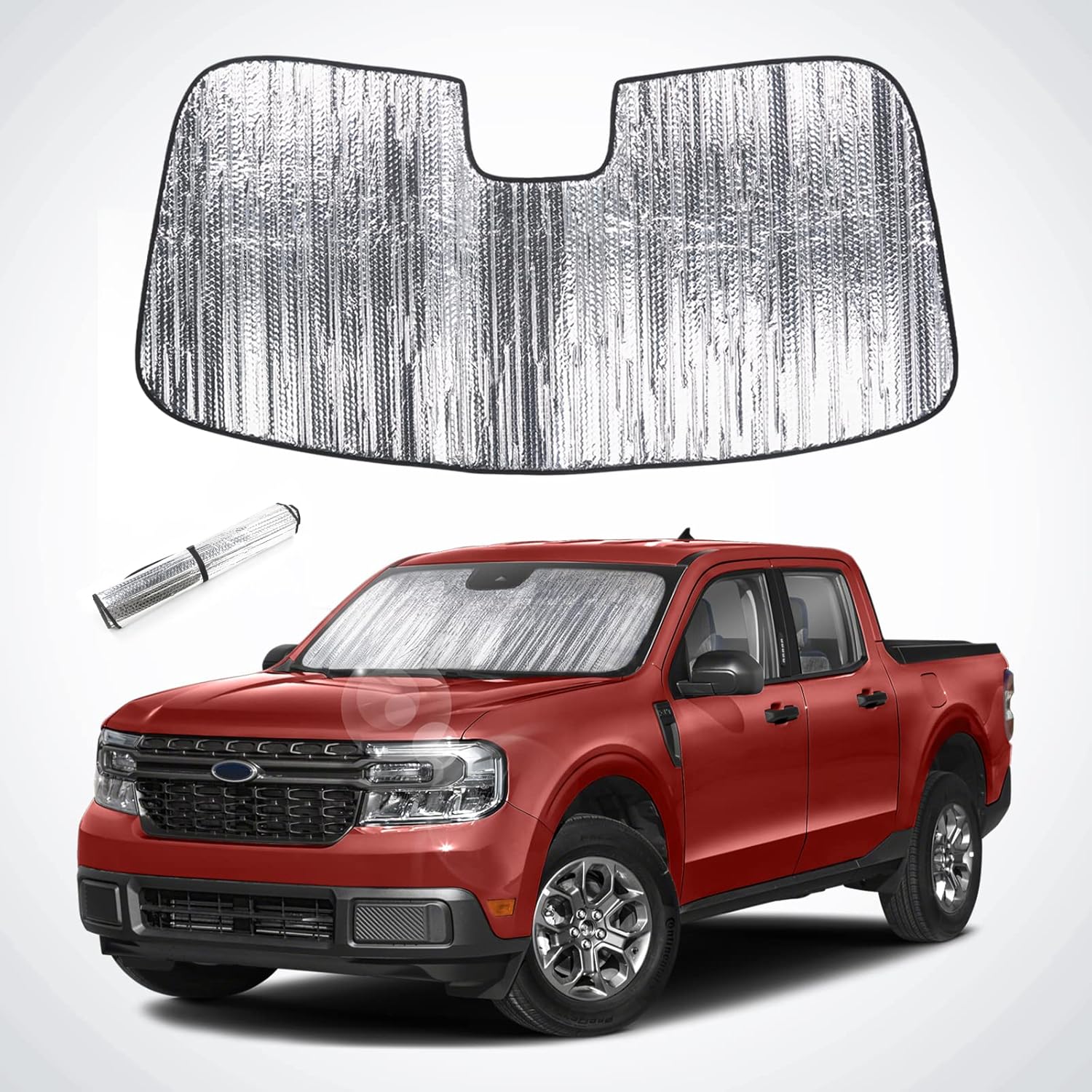 Amazon.com: Mabett Windshield Sun Shade for Ford Maverick Accessories ...