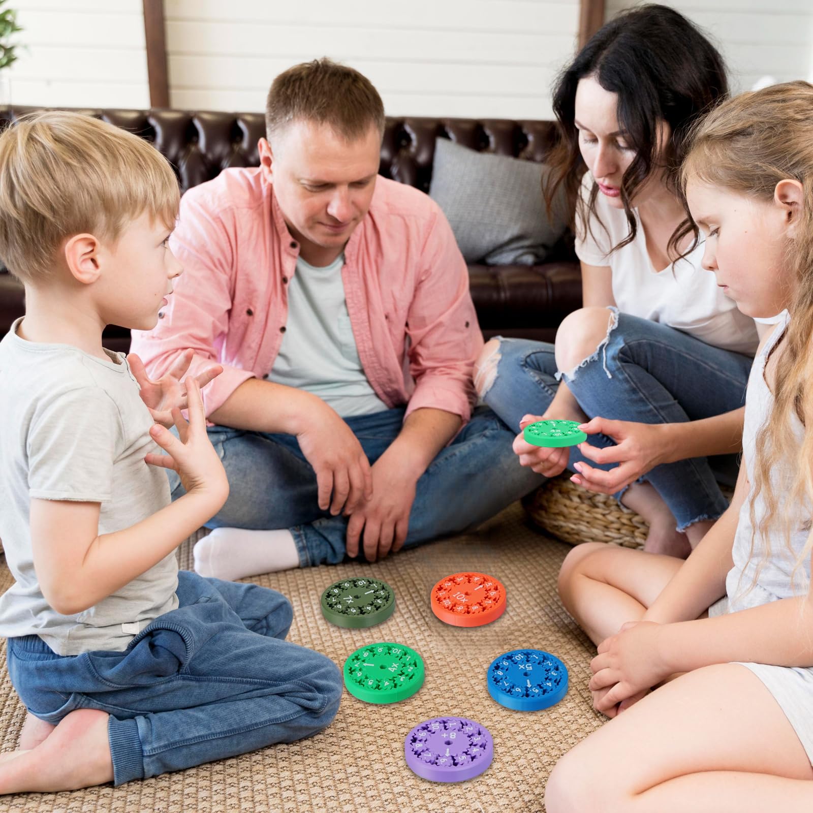 Snapklik.com : 18PCS Educational Math Fidget Spinners For Kids Learning Addition Subtraction ...