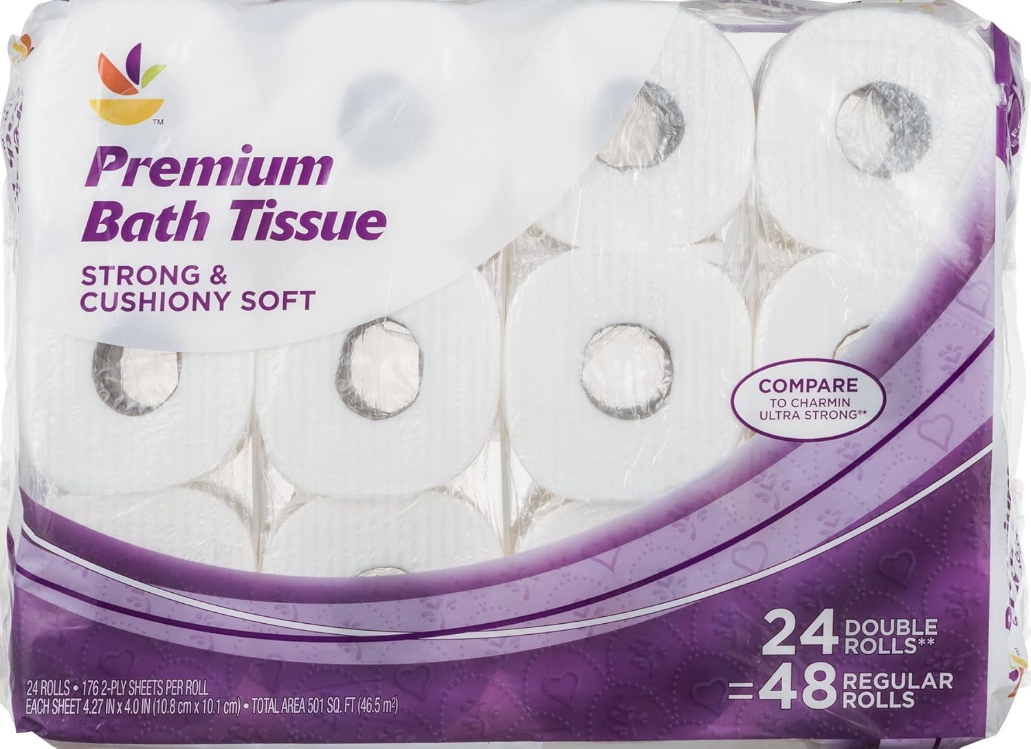 Amazon.com: Ahold Premium Bath Tissue Double Rolls - 24 CT : Health ...