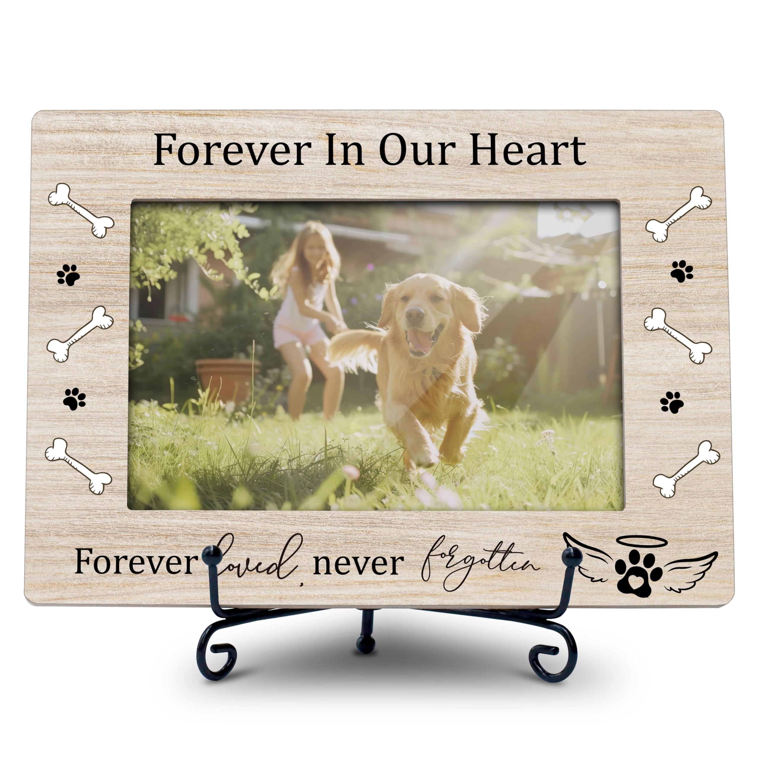 Amazon.com - TIRYWT Dog Memorial 4x6 Picture Frame - Pet Loss Gifts Dog ...