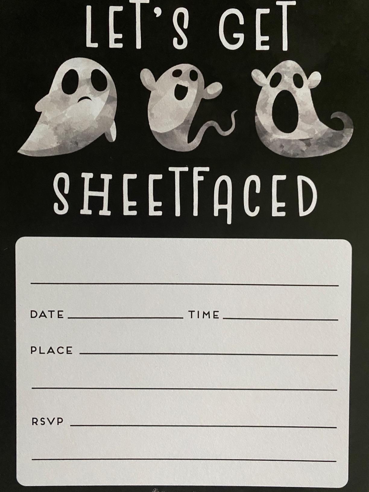 Amazon.com: 25 Adult Halloween Party Invitations with Envelopes Set ...