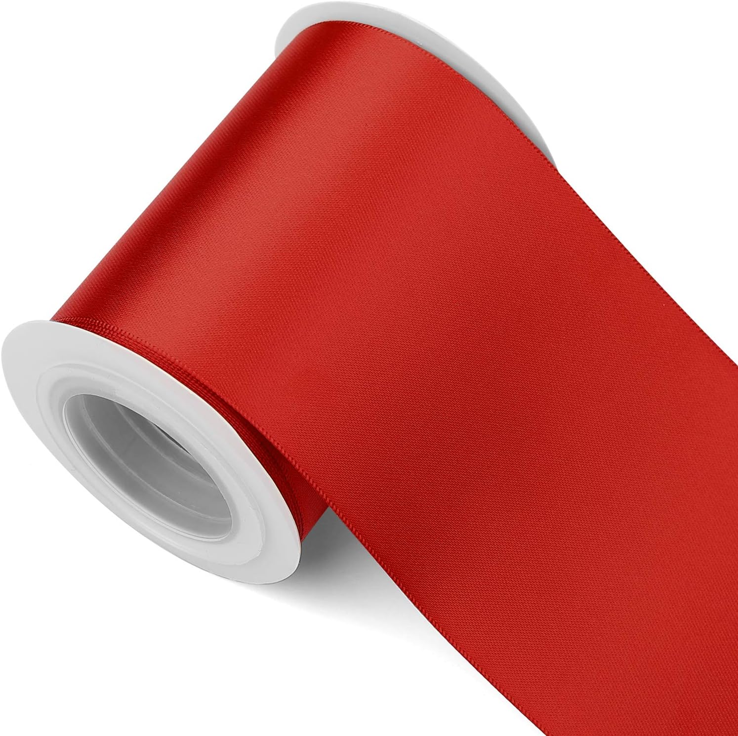 Amazon.com: Berwick Offray 360125 Single Face Satin Ribbon, Red, 2 1/4 ...