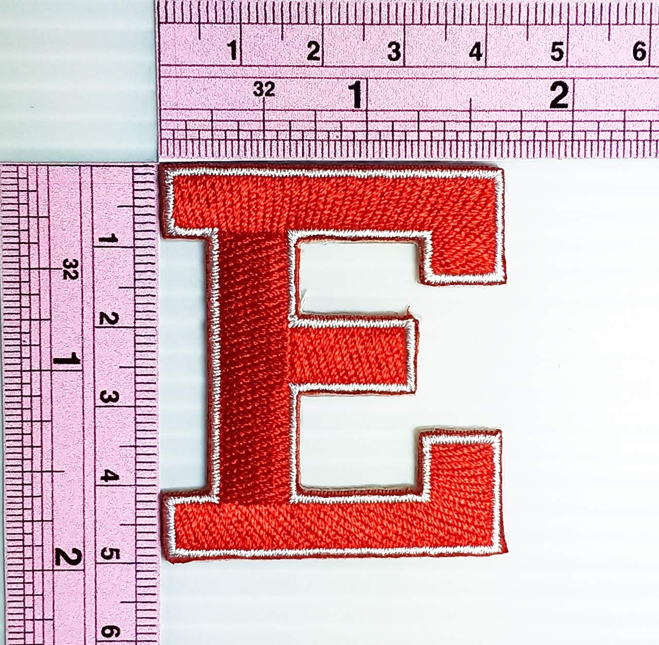 Block Letter E Red