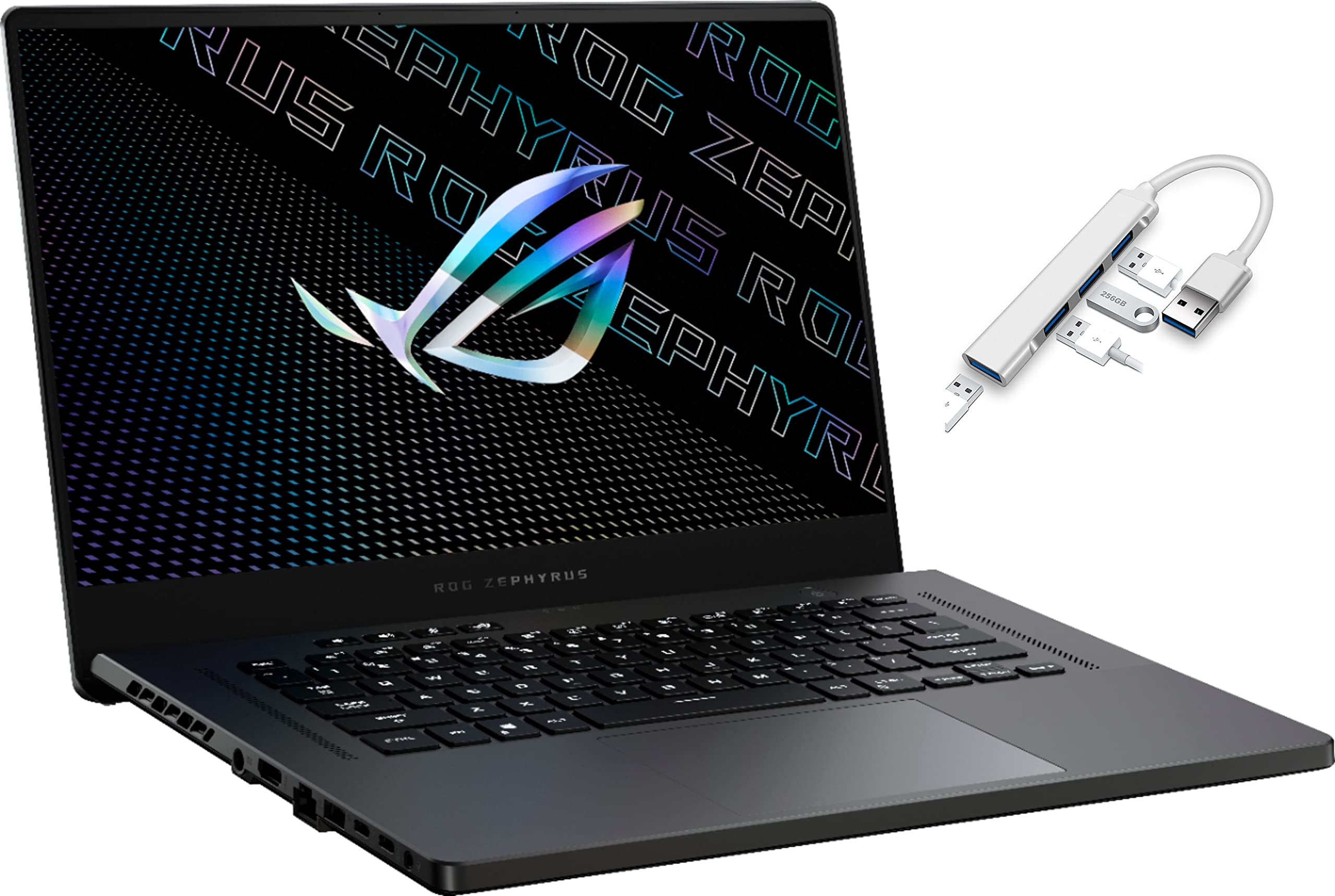 ASUS ROG Zephyrus 15.6" QHD Premium Gaming Laptop | AMD 8-Core Ryzen 9 ...