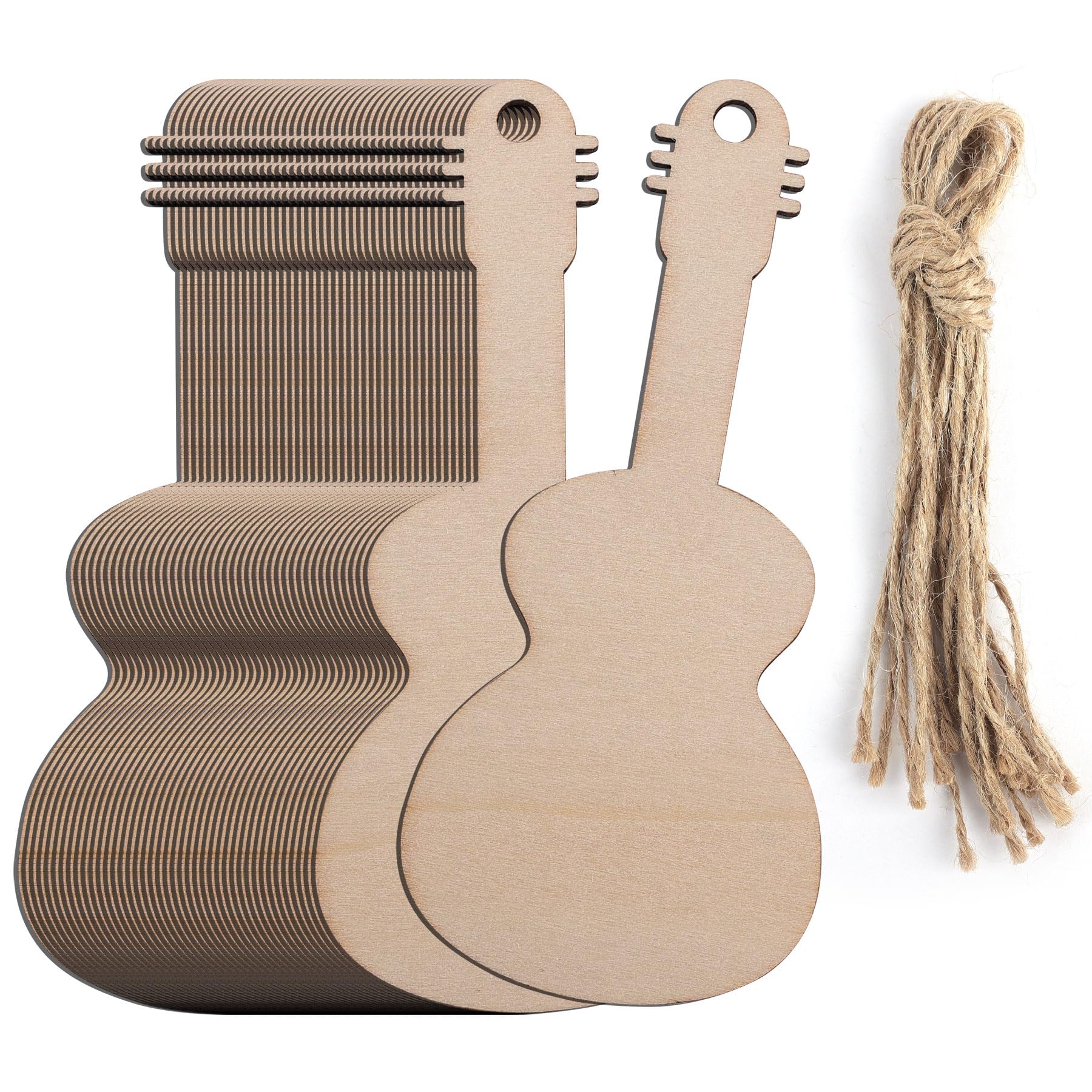 Amazon.com: RP Remarkable Power, 20 Pack Unfinished Wooden Guitar ...