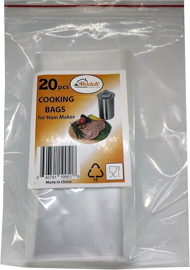Madax Ham Maker Liner Cooking Bags, Freezing bags, Bags for making a ...
