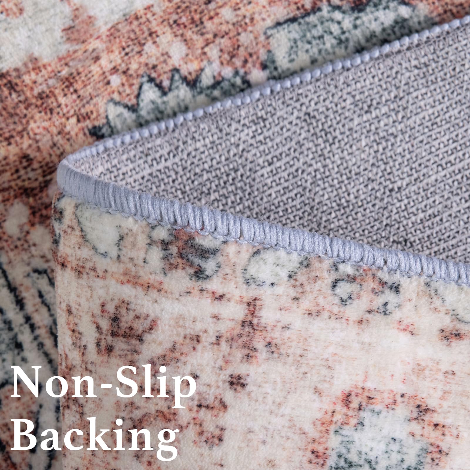 LIANLAM Washable Rug 8x10 Area Rugs for Living Room - Stain Resistant ...