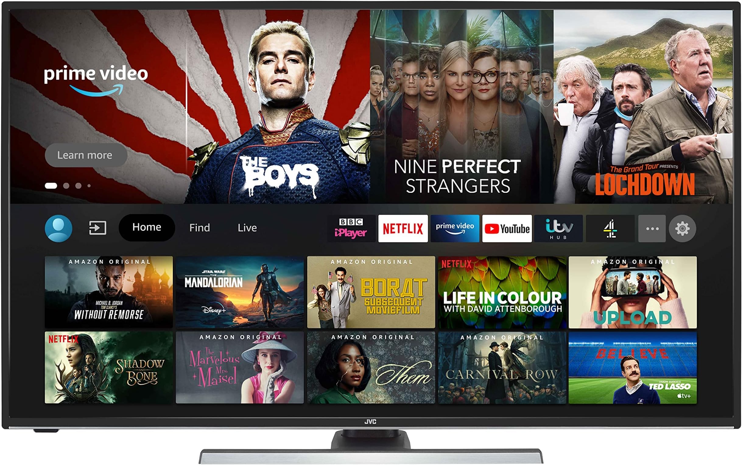 JVC LT-32CF600 Fire TV Edition 32" Smart HD Ready LED TV: Amazon.co.uk ...