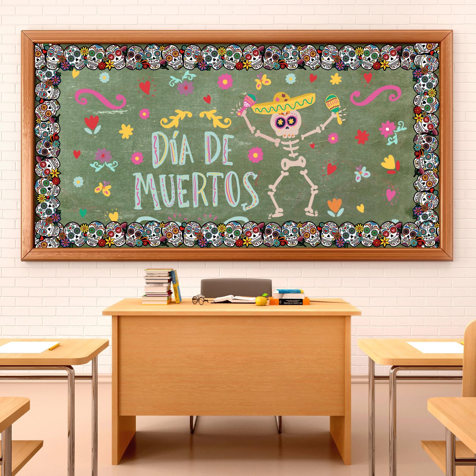 Papel Picado Bulletin Board Border